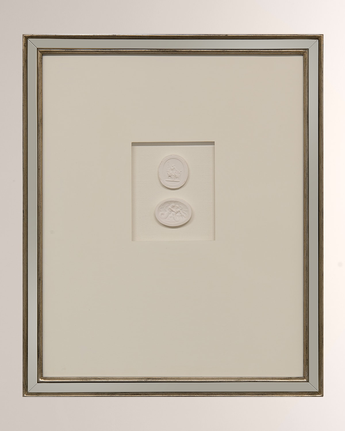 John-Richard Collection "Intaglio VII" Ivory Wall Decor | Neiman Marcus