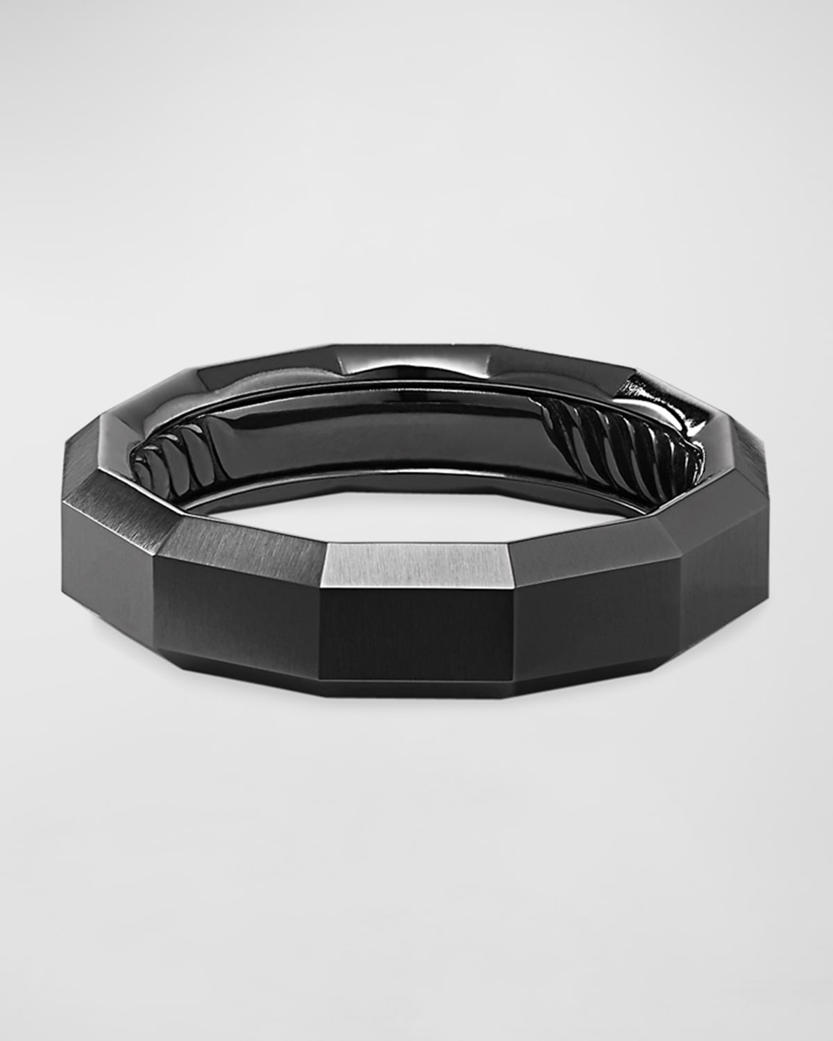 David Yurman Men's Streamline Band Ring in Titanium, 6mm, Size 10.5 ...