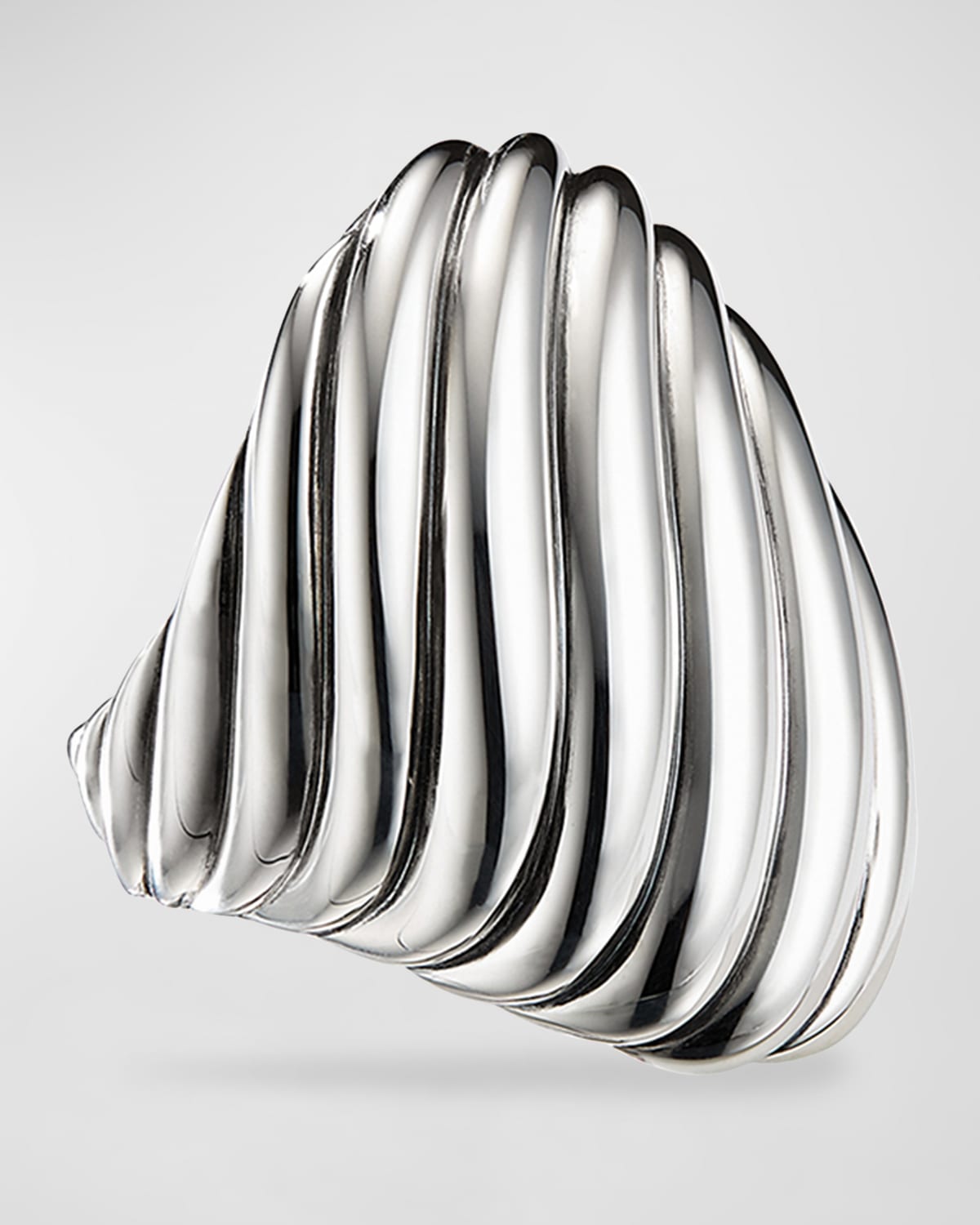 David Yurman 22mm Sculpted Cable Saddle Ring in Silver with Gold ...