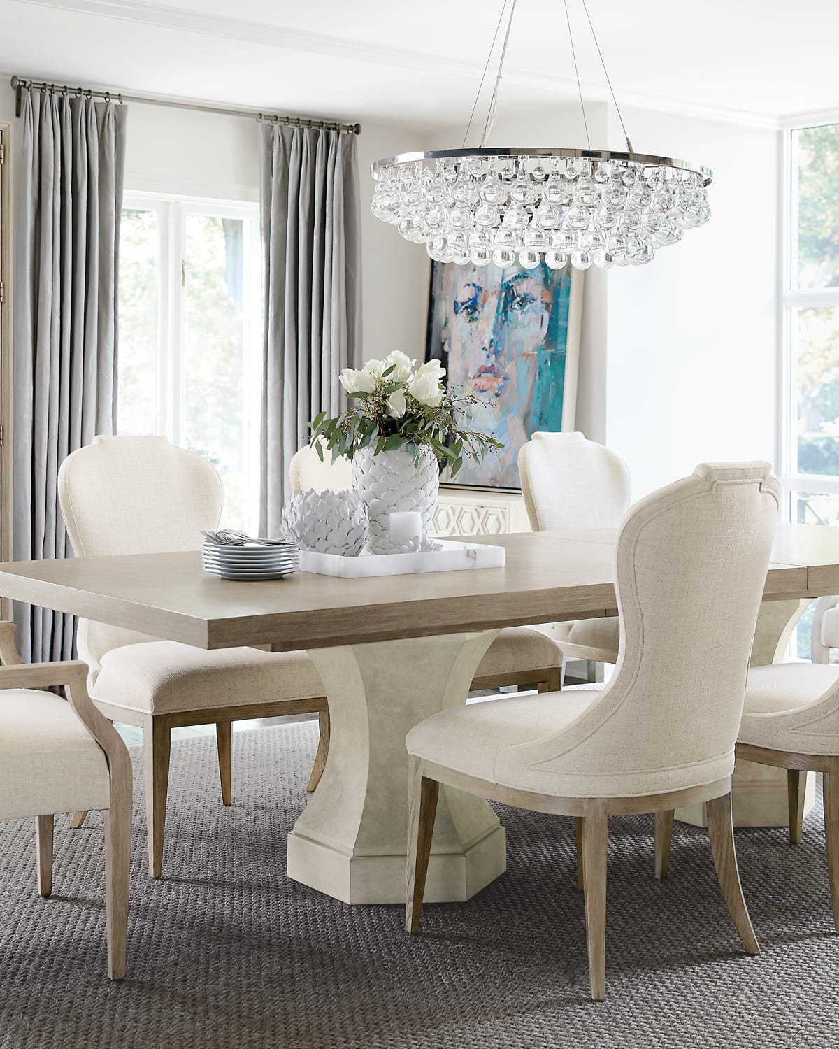 Bernhardt Santa Barbara Notched Arm Chair | Neiman Marcus