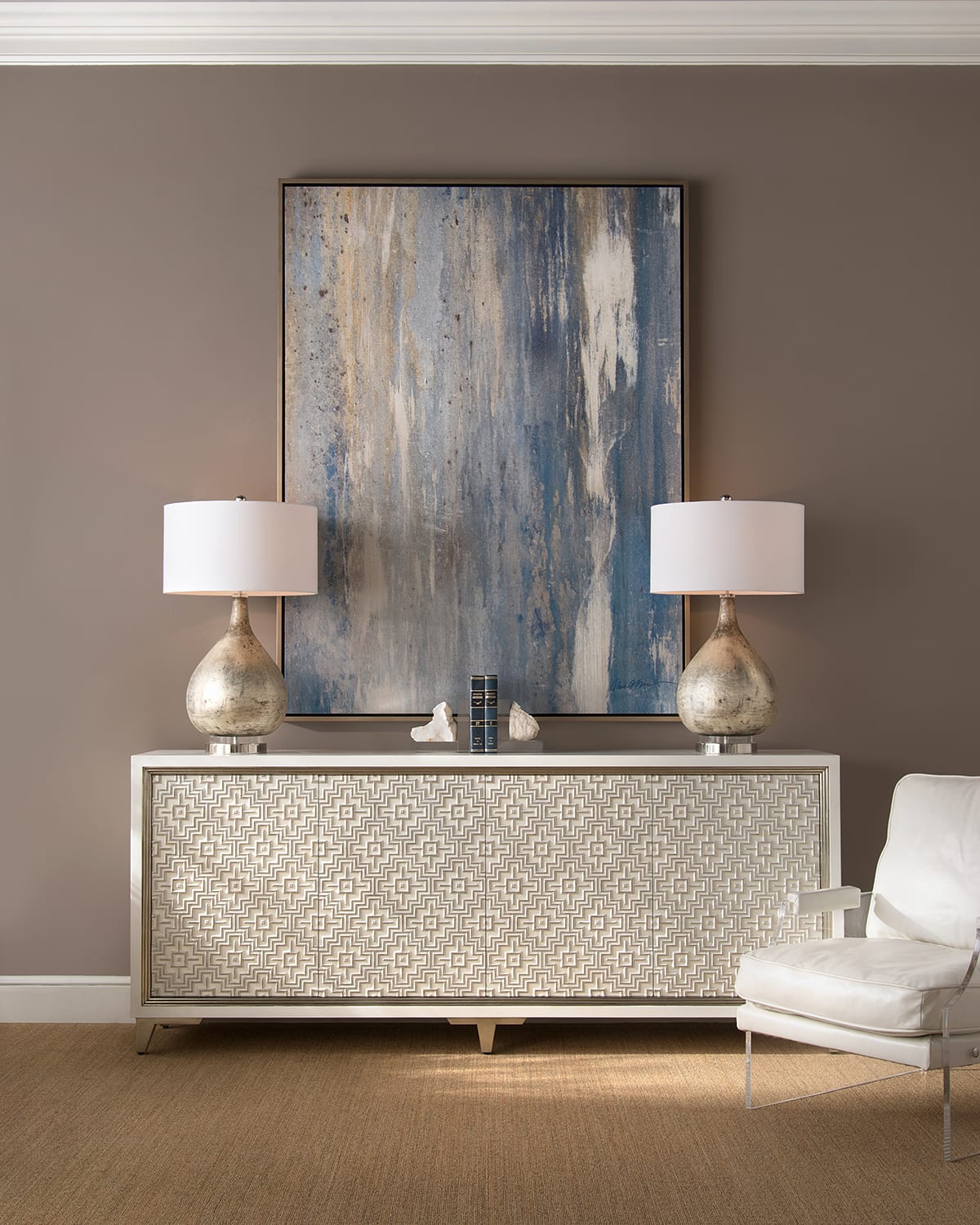 John-Richard Collection Benevento Console Table | Neiman Marcus