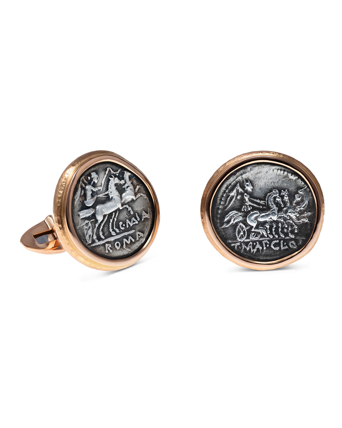 Jorge Adeler Men's 18K Yellow Gold Victoria Coin Ring | Neiman Marcus