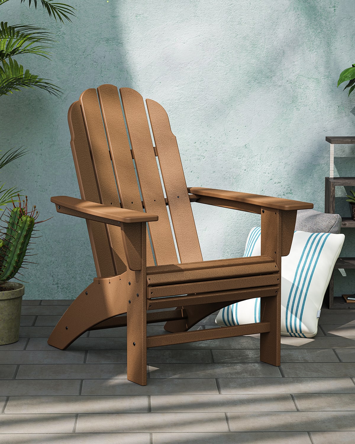 POLYWOOD Modern Curveback Adirondack Chair | Neiman Marcus