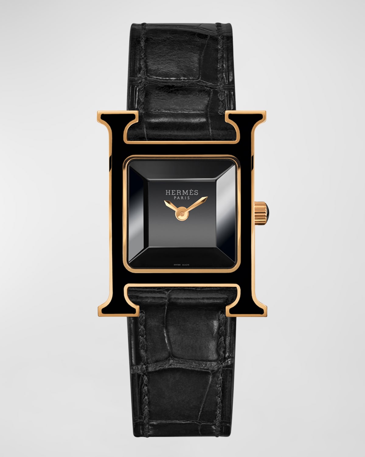 Hermes Heure H Watch, Small Model, 25 mm | Neiman Marcus