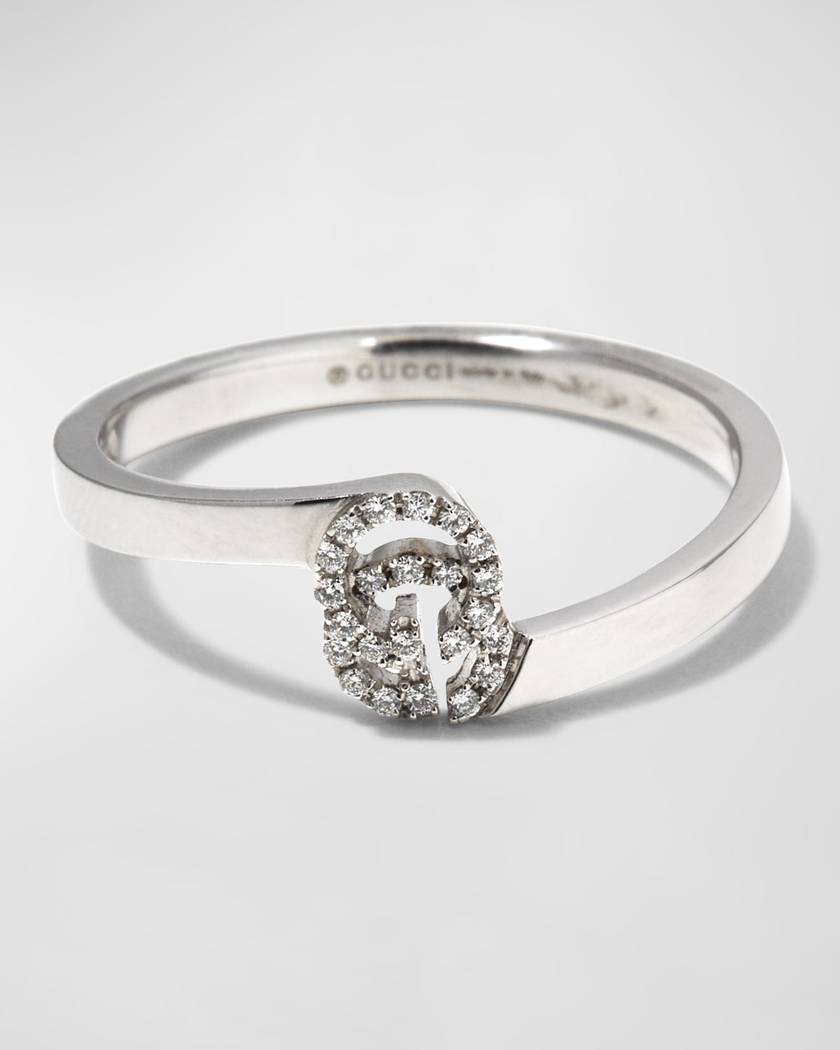 Gucci 18K Yellow Gold Running G Ring | Neiman Marcus