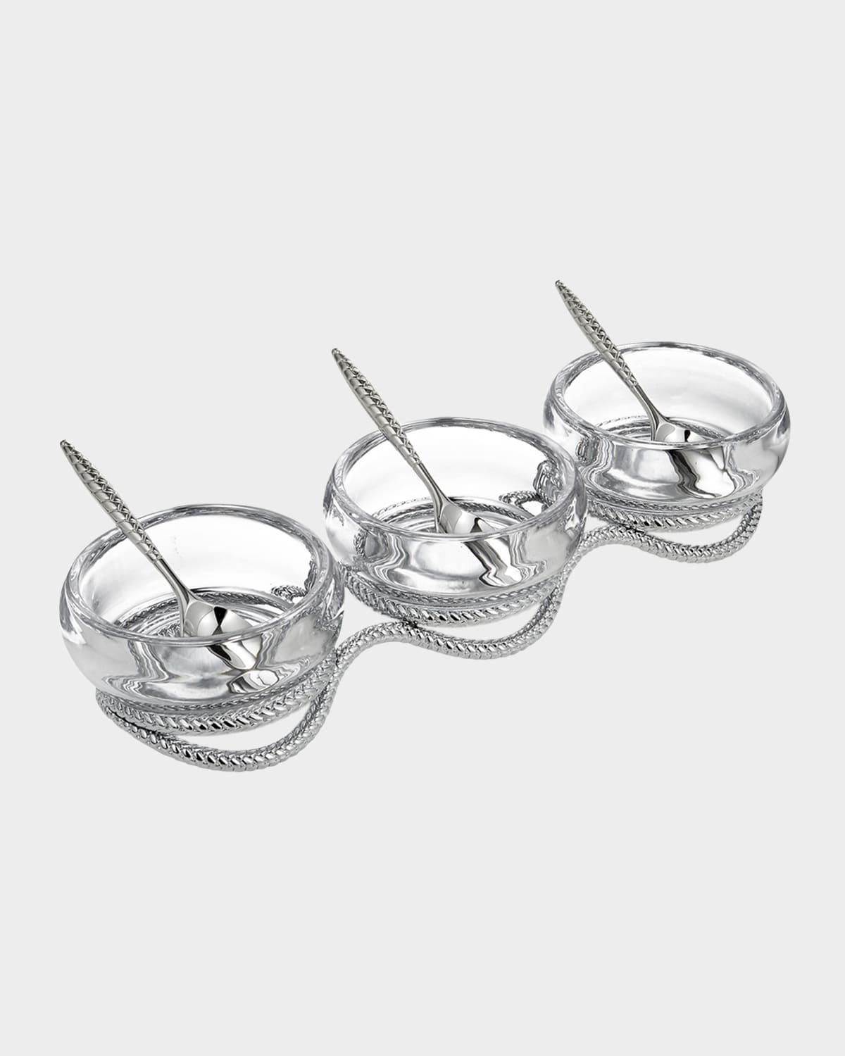 Nambe Braid Condiment Server | Neiman Marcus