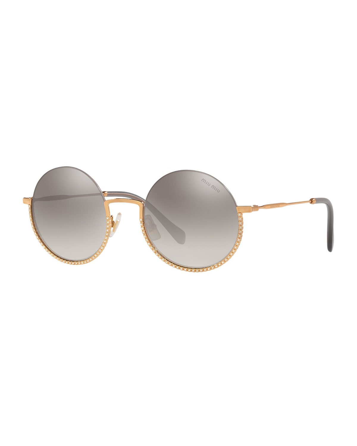 For Art's Sake Rimless Round Sunglasses | Neiman Marcus