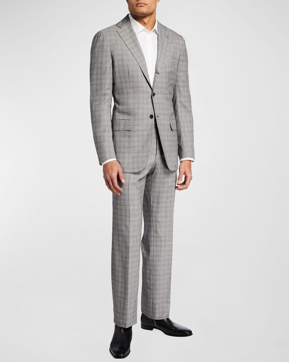 Kiton Men's Two-Piece Solid Suit | Neiman Marcus