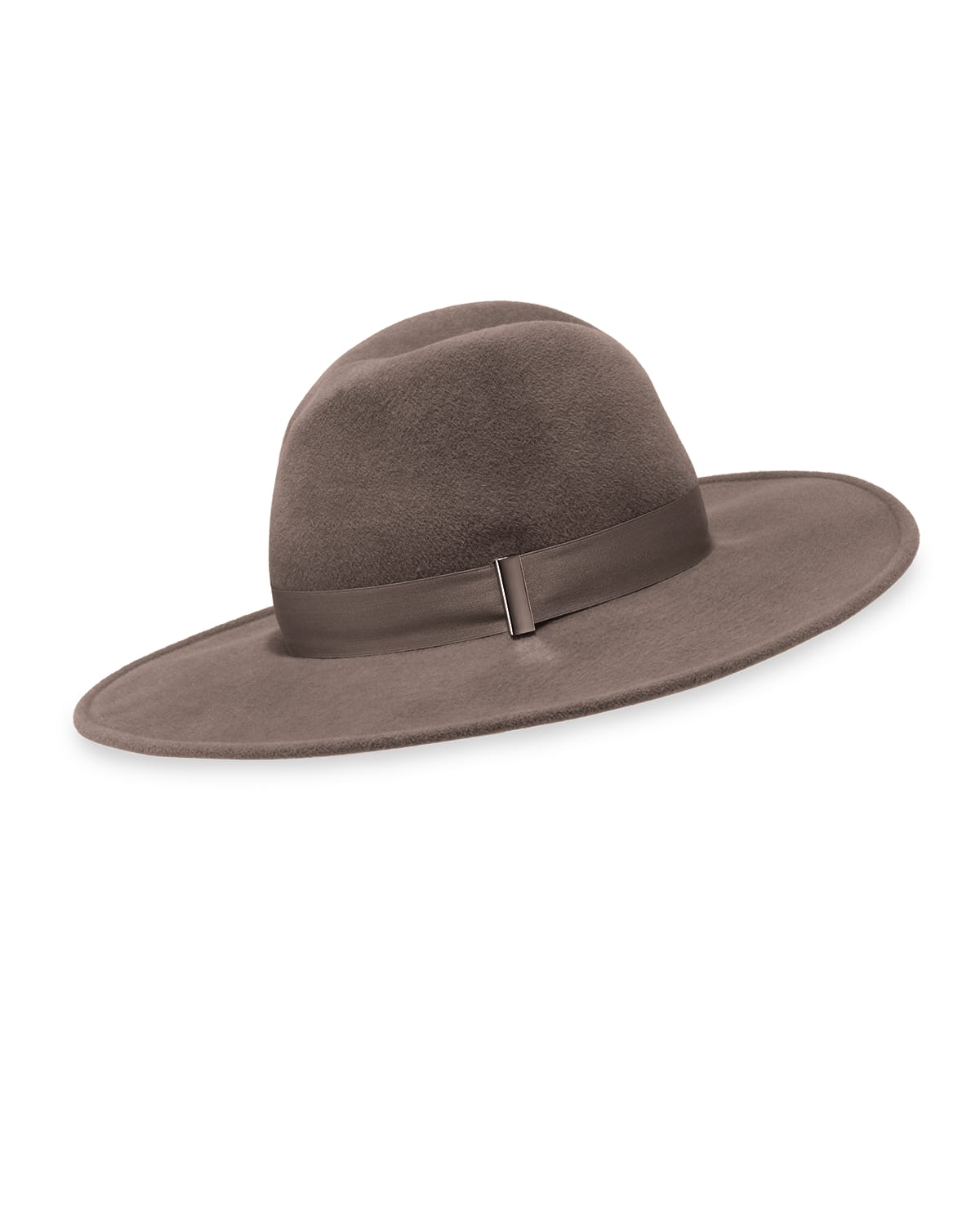 Gigi Burris Drake Rabbit Felt Wide-Brim Fedora Hat | Neiman Marcus