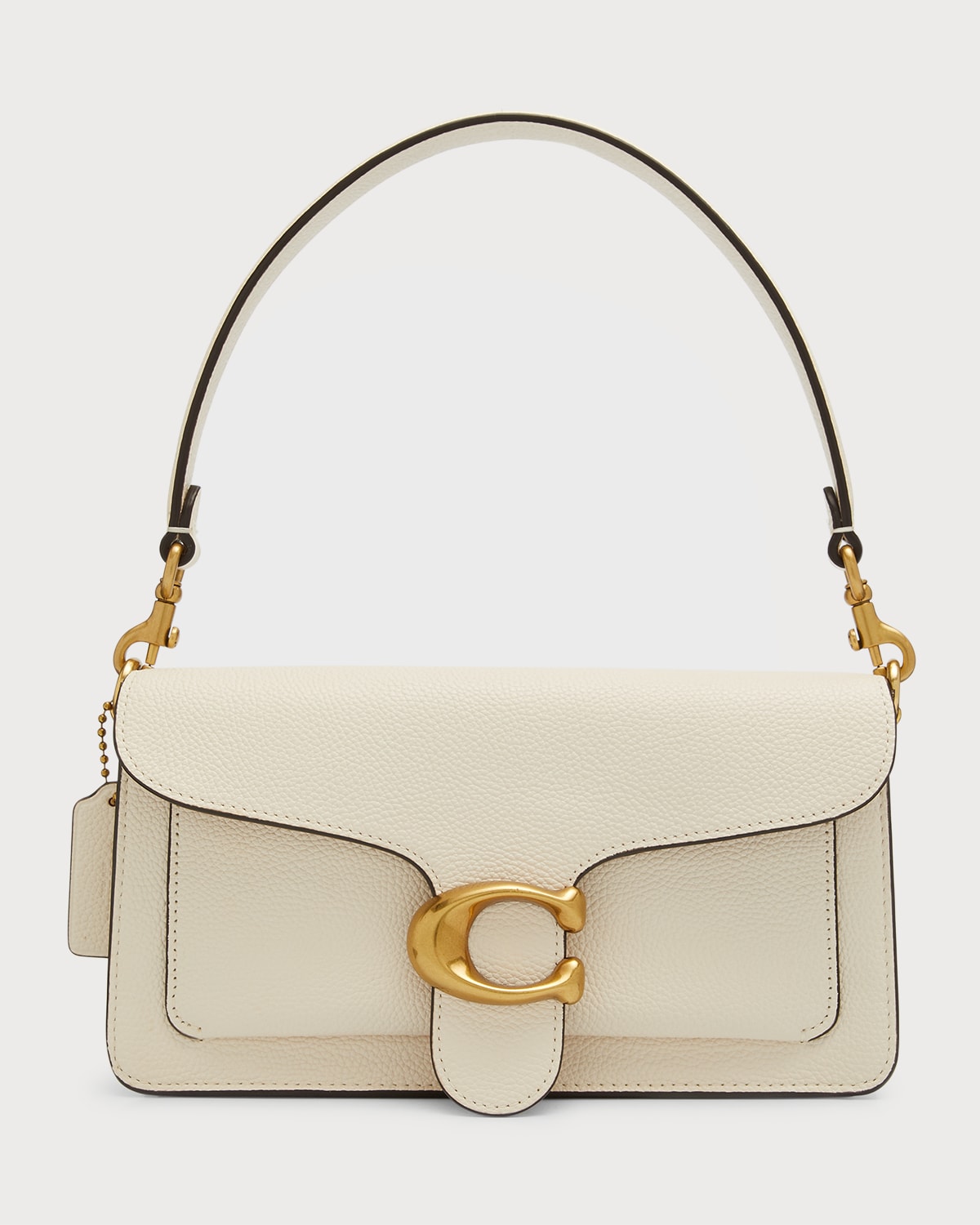 Coach Tabby Colorblock Flap Straw Shoulder Bag | Neiman Marcus