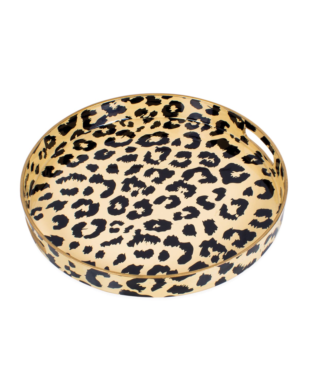 Spode Creatures of Curiosity Leopard Print Birch Serving Tray | Neiman Marcus