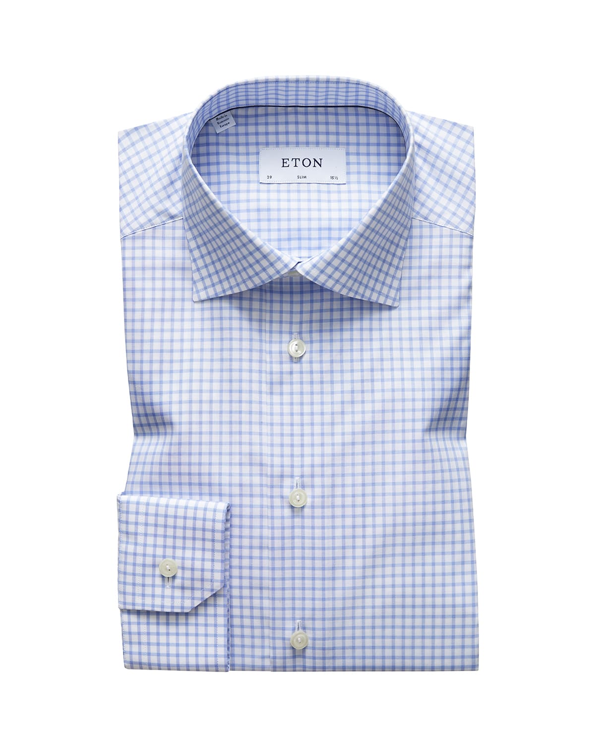 Eton Men's Slim-Fit Twill Dress Shirt with Cutaway Collar | Neiman Marcus