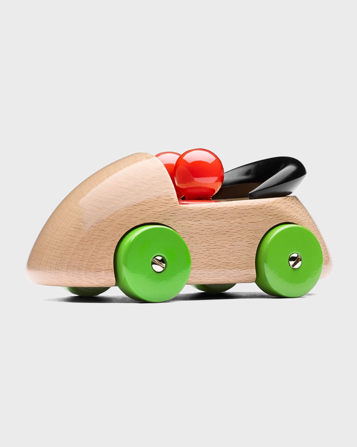Playsam Childhood Wooden Toy Car, White | Neiman Marcus