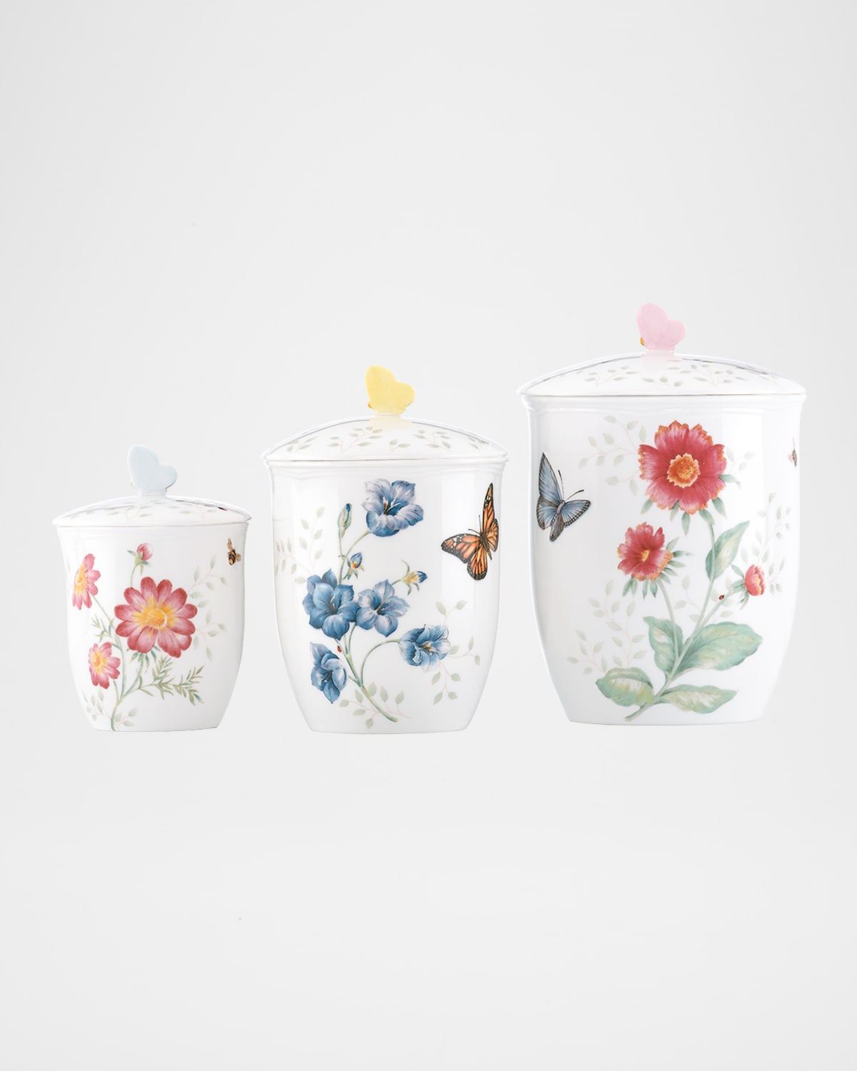 Lenox Butterfly Meadow Kitchen Canisters, Set of 3 | Neiman Marcus