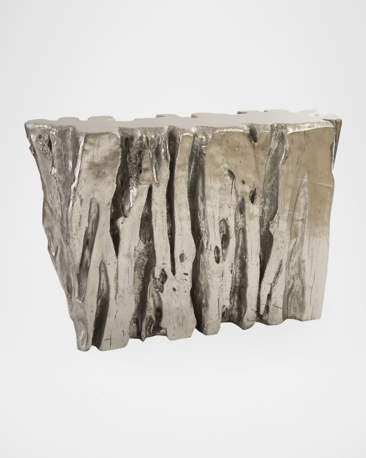 The Phillips Collection Cast Root Console Table, Silver | Neiman Marcus