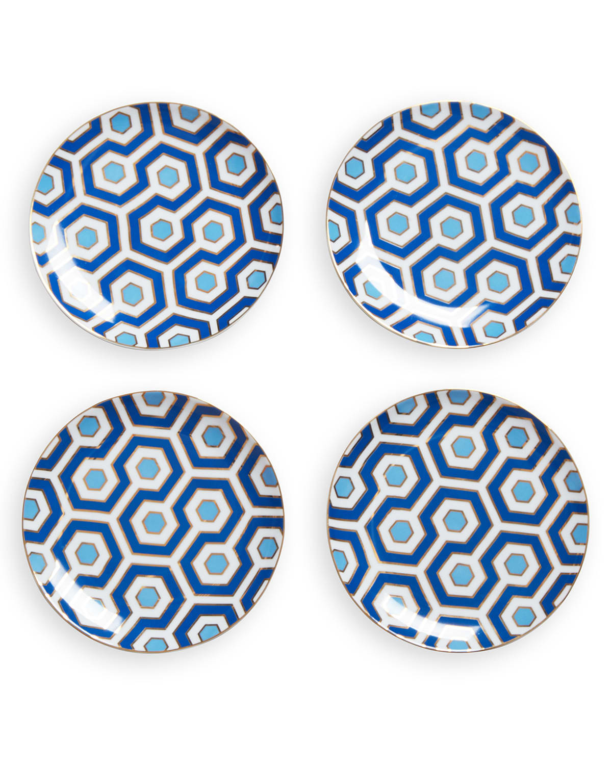 Vista Alegre Calcada Portuguese Dessert Plates, Set of 4 | Neiman Marcus