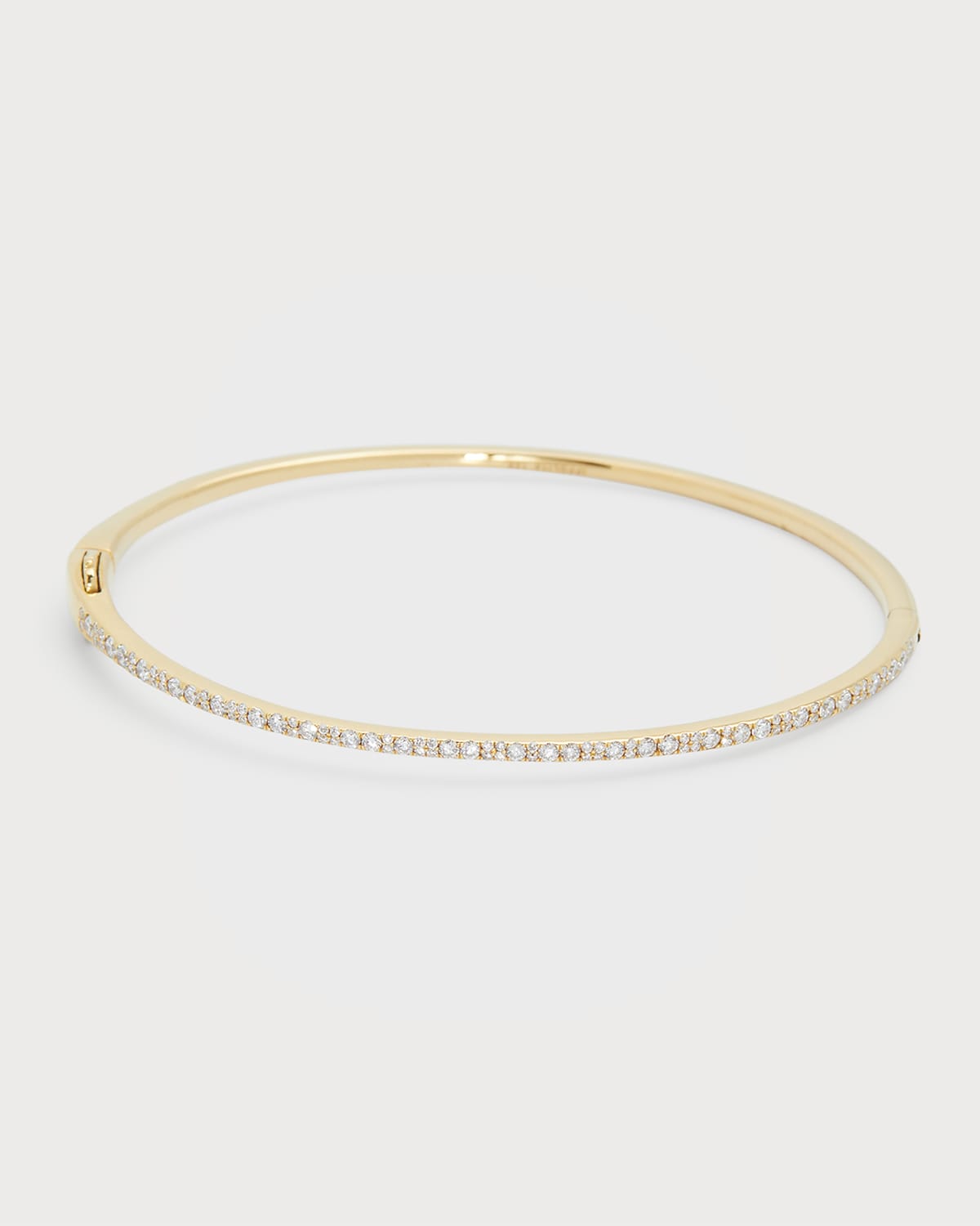 Ippolita 28-Stone Hinged Bangle in 18K Gold with Diamonds | Neiman Marcus