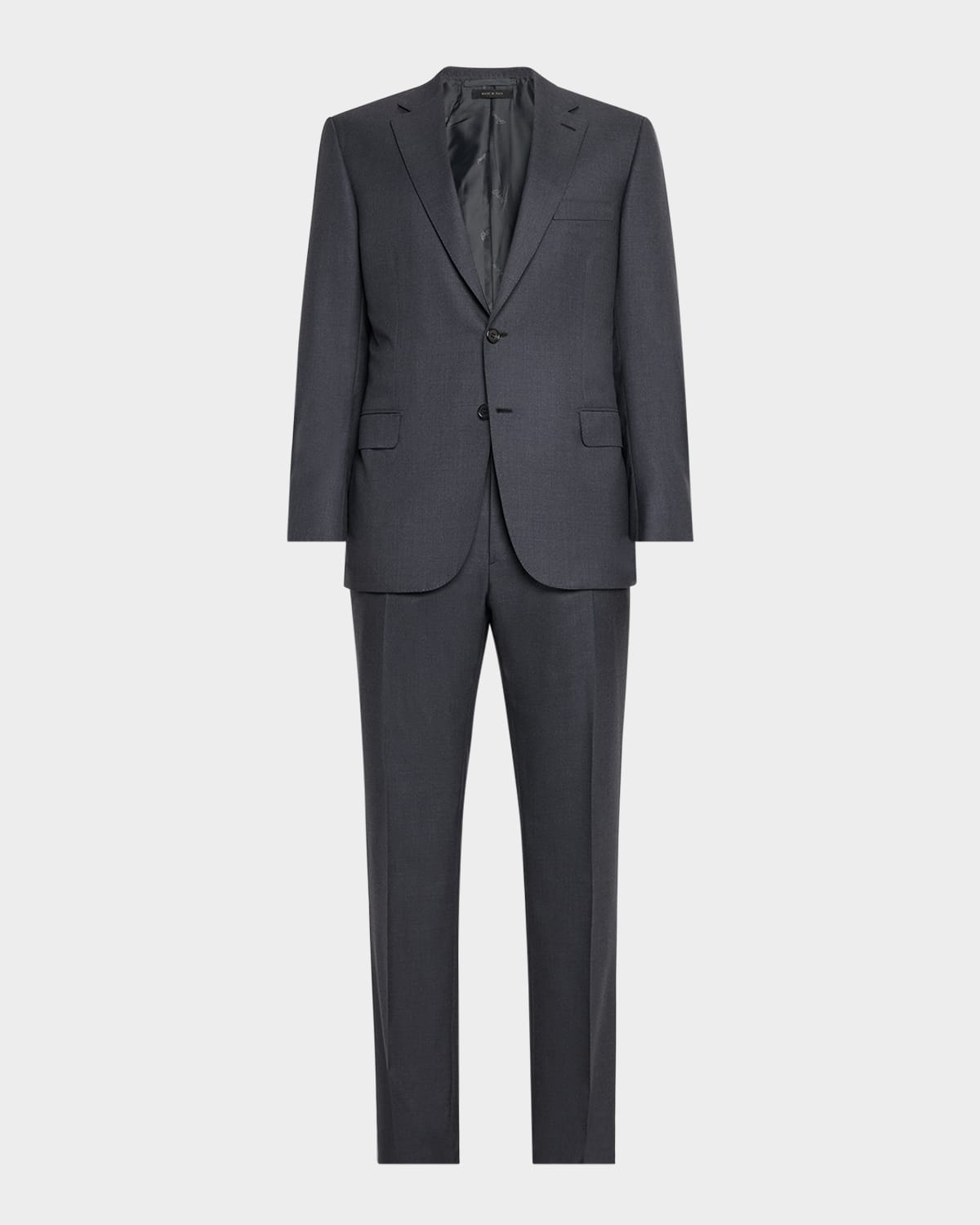 Stefano Ricci Men's Two-Piece Solid Wool Suit | Neiman Marcus