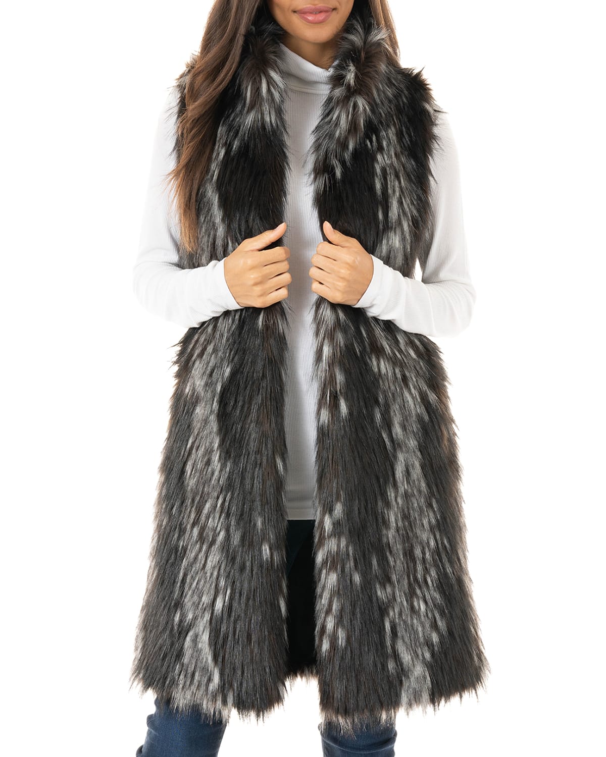 Fabulous Furs Kid's Fashion Faux Fur Vest, Size XXS-L | Neiman Marcus