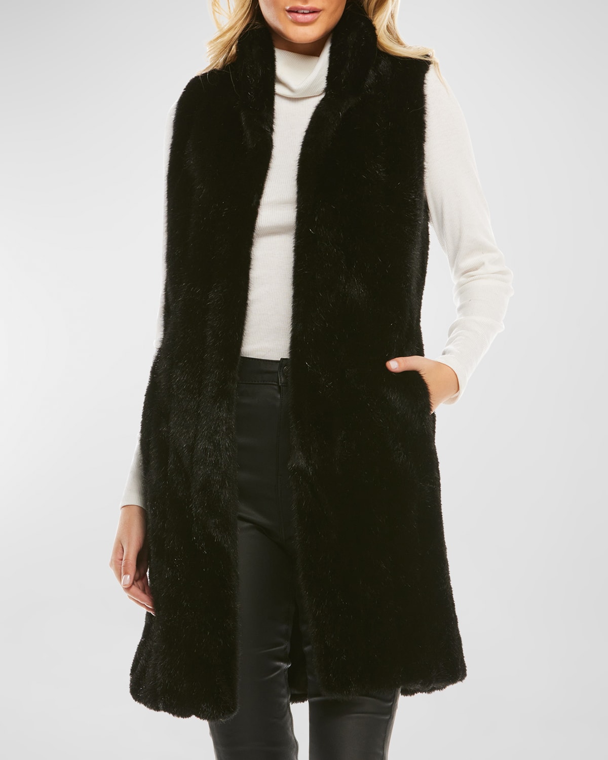 Fabulous Furs Kid's Fashion Faux Fur Vest, Size XXS-L | Neiman Marcus
