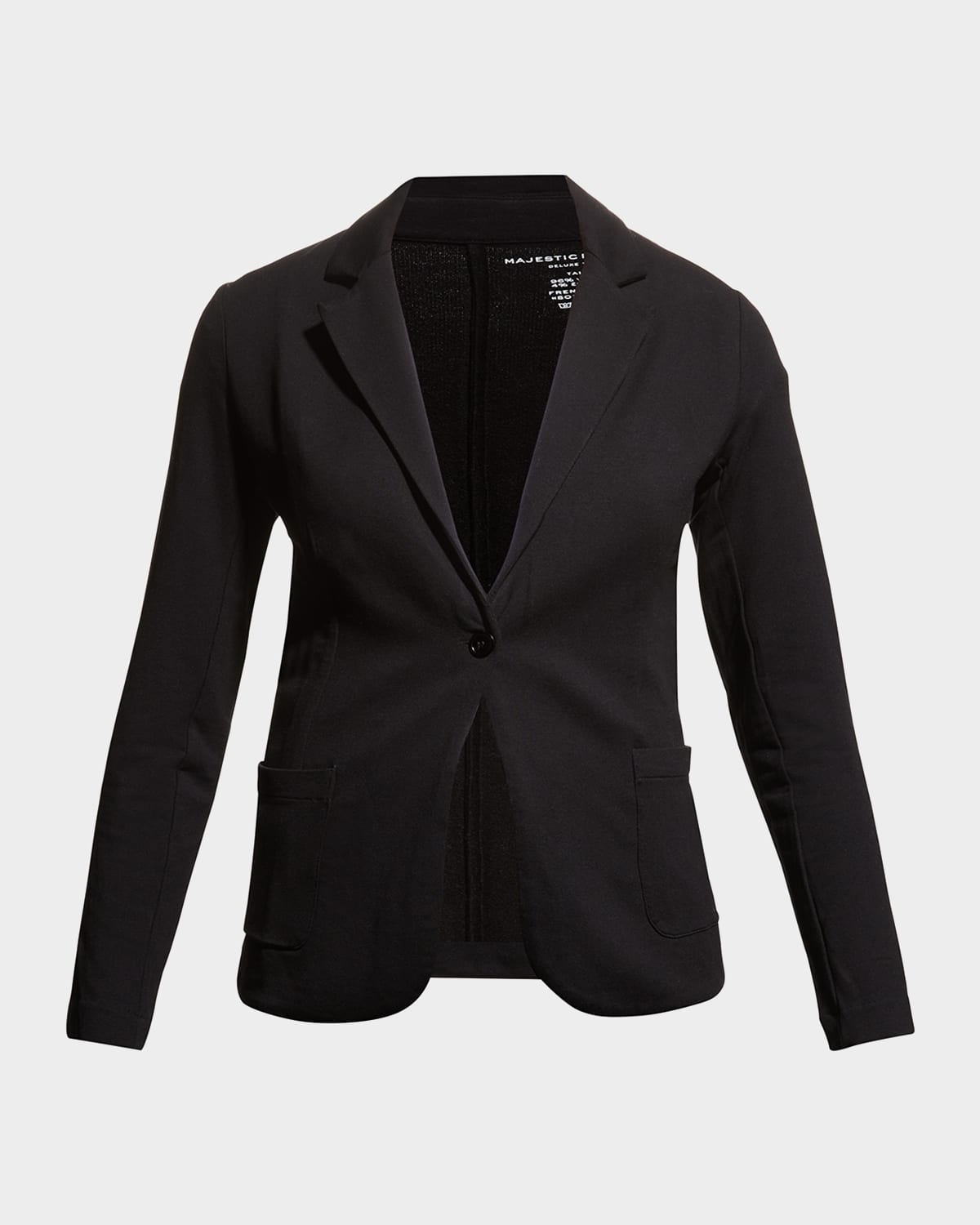 Majestic Filatures Stretch Linen One-Button Blazer | Neiman Marcus