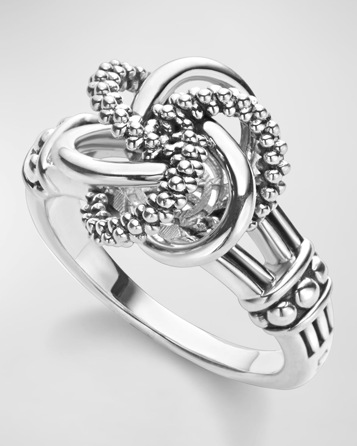 LAGOS Large Newport Diamond Knot Ring, Size 7 | Neiman Marcus
