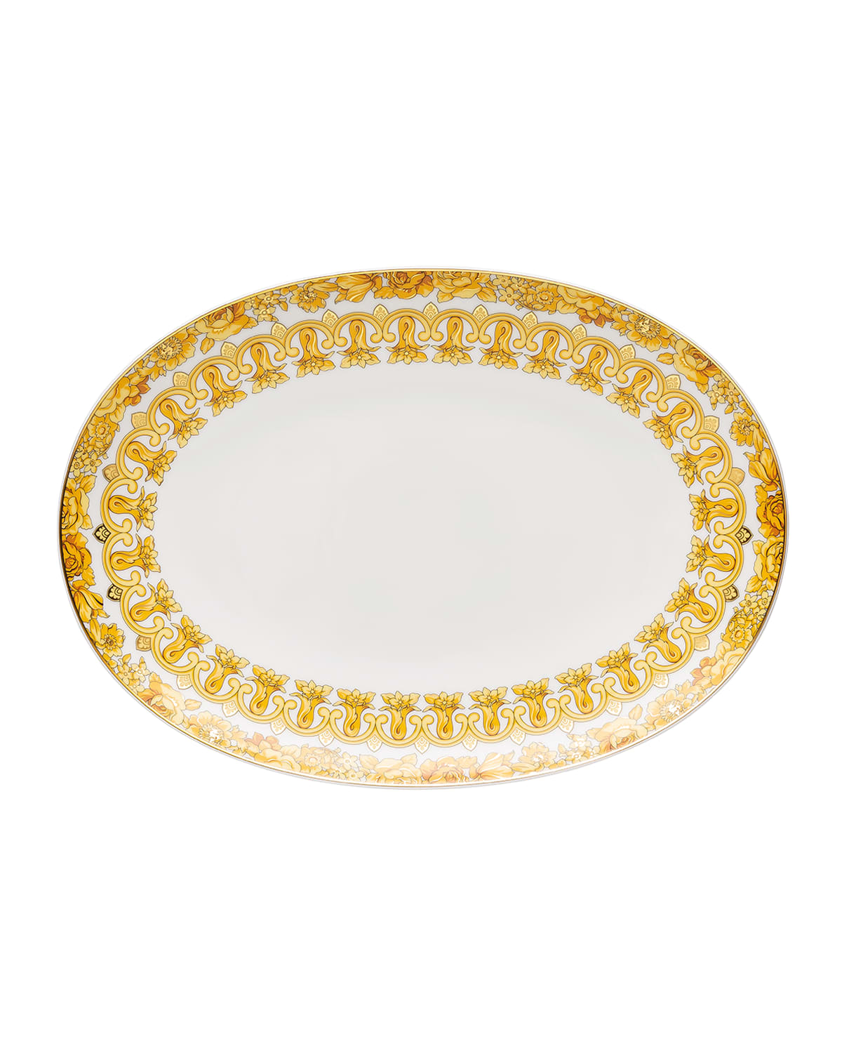 Versace Medusa Oval Platter | Neiman Marcus