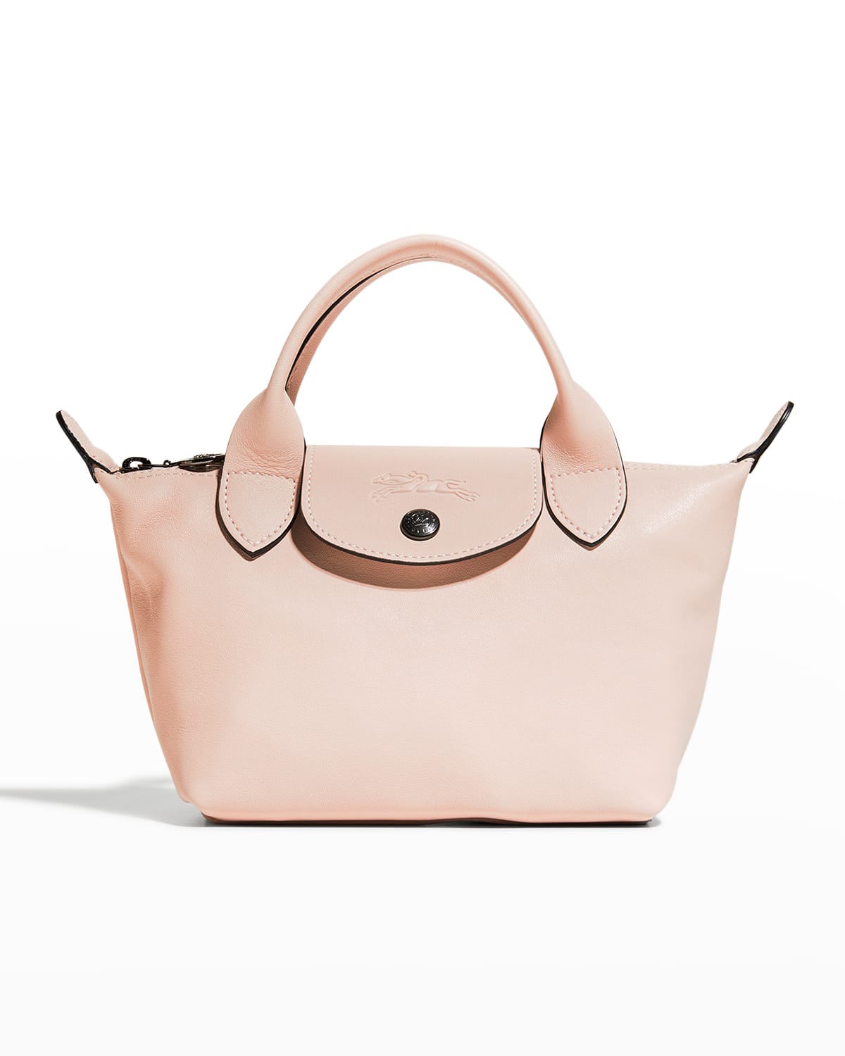 Longchamp Le Pliage Cuir Small Crossbody Bag | Neiman Marcus