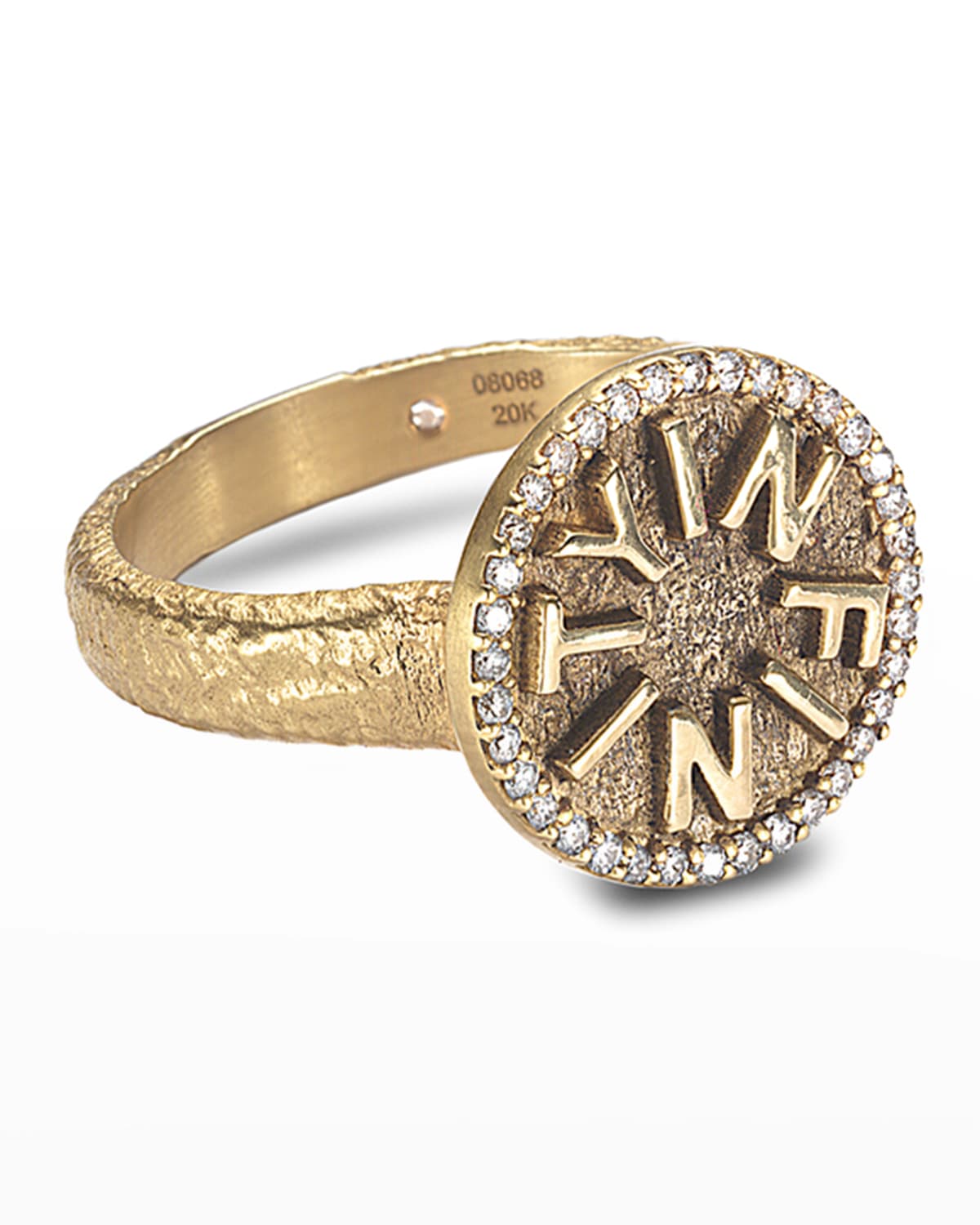 COOMI 20K Sagrada Labyrinth Diamond Ring, Size 7 | Neiman Marcus
