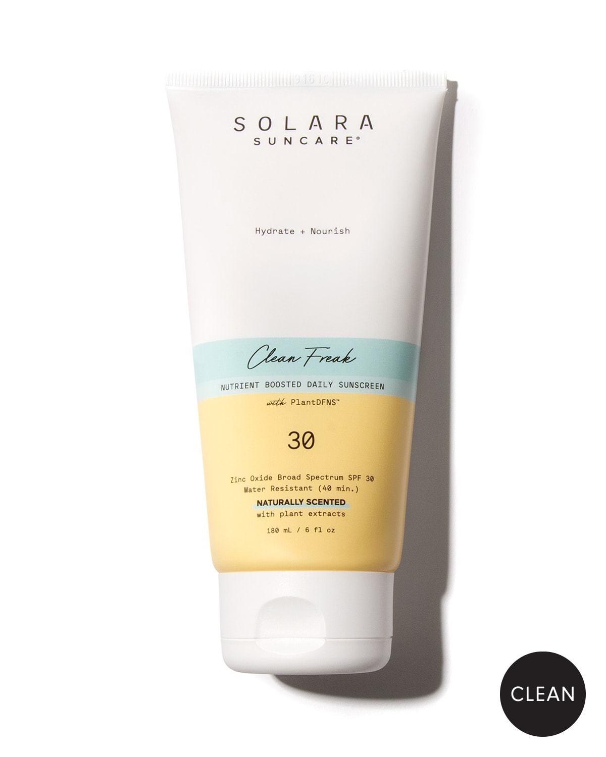 Solara Suncare Clean Freak Naturally Scented Sunscreen Moisturizer, 3.0 ...