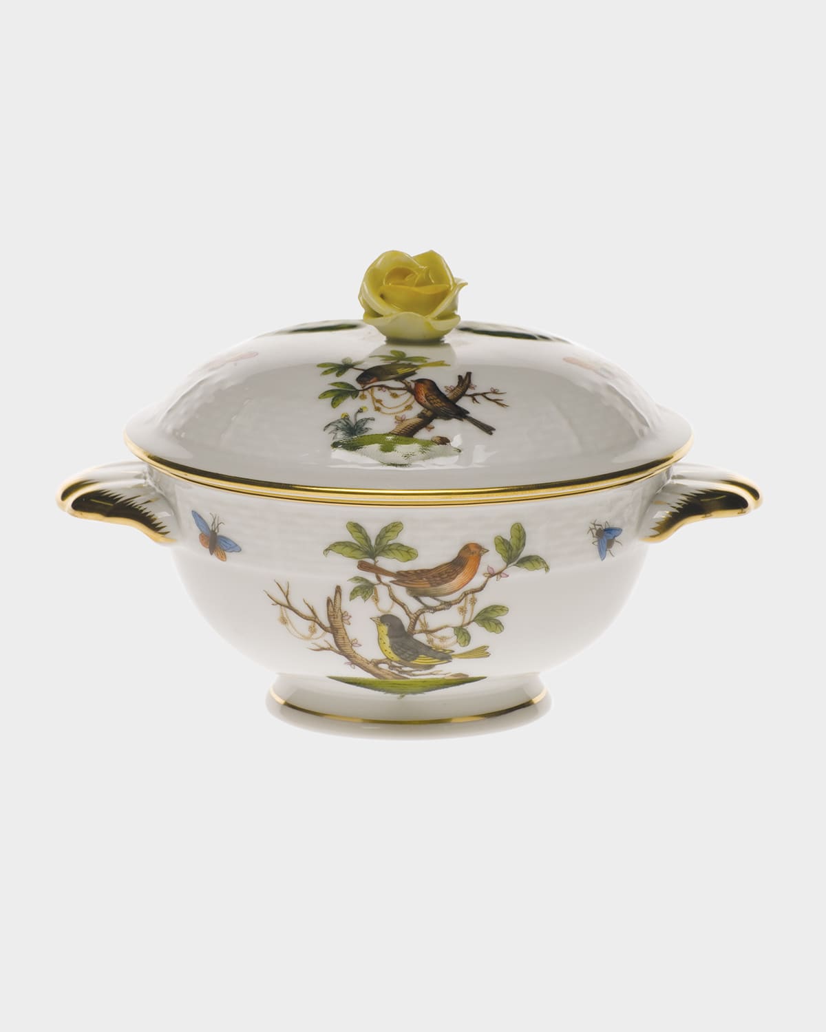 Herend Rothschild Bird Double Egg Cup | Neiman Marcus
