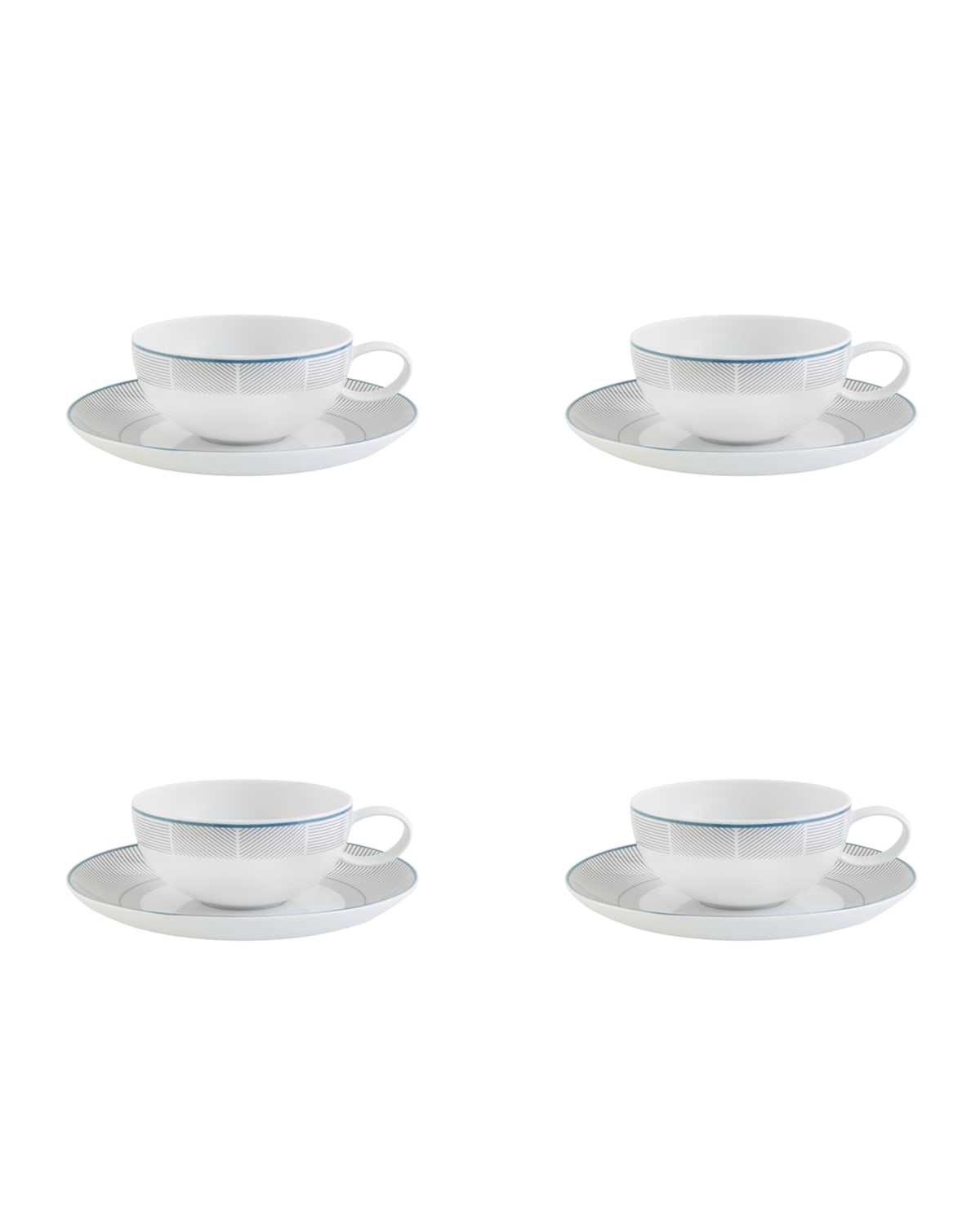 G G Collection Cups & Saucers, Set of 4 | Neiman Marcus