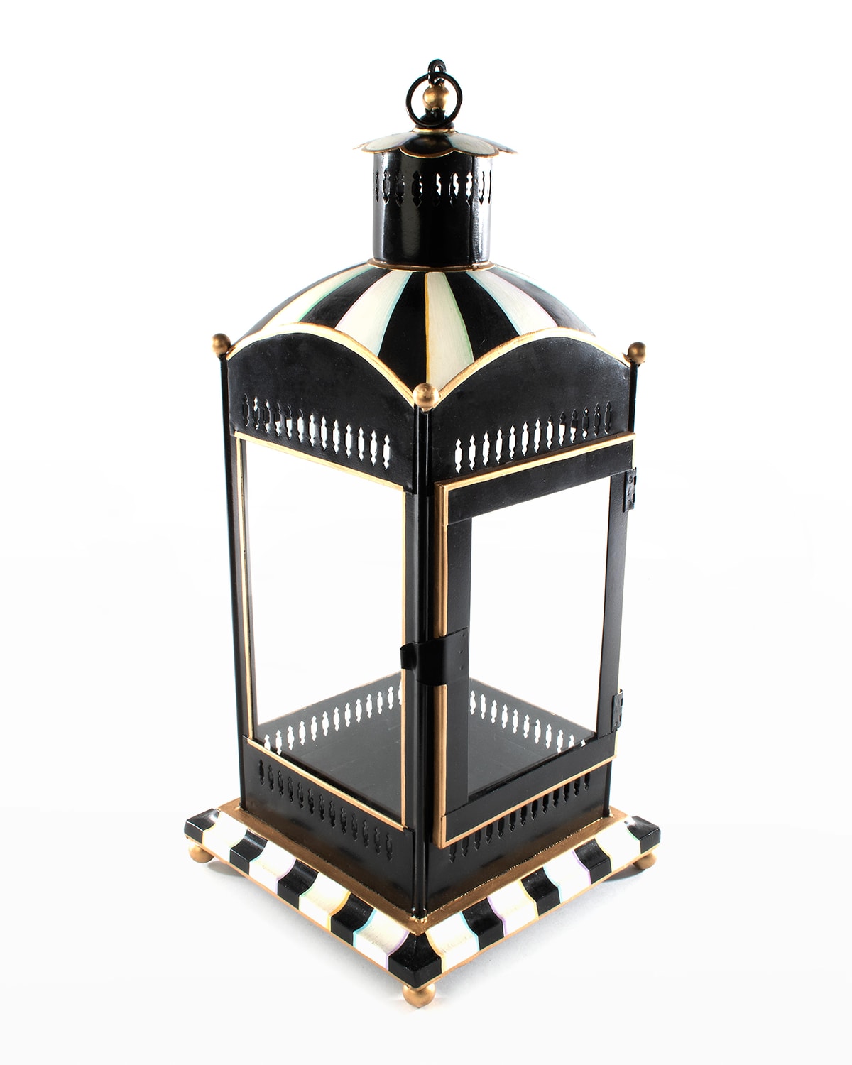 MacKenzie-Childs Courtly Stripe Small Candle Lantern | Neiman Marcus