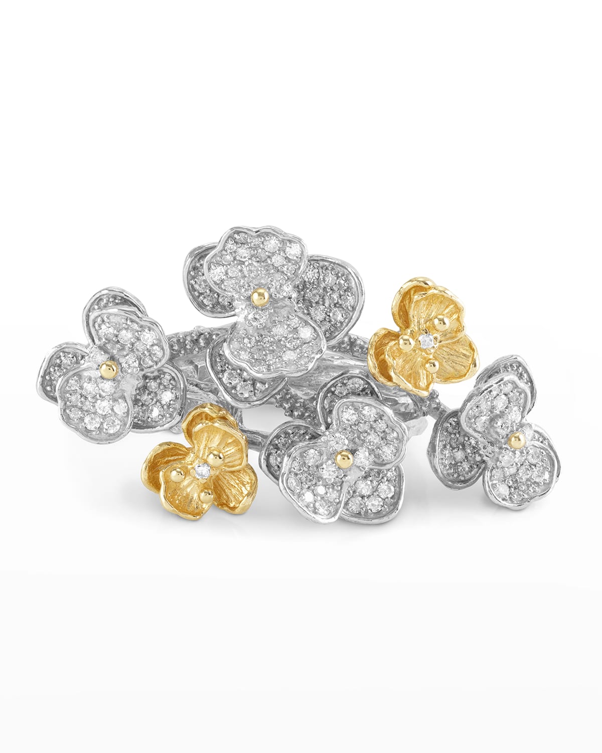 Michael Aram 18k Vincent Ring w/ Diamonds, Size 7 | Neiman Marcus