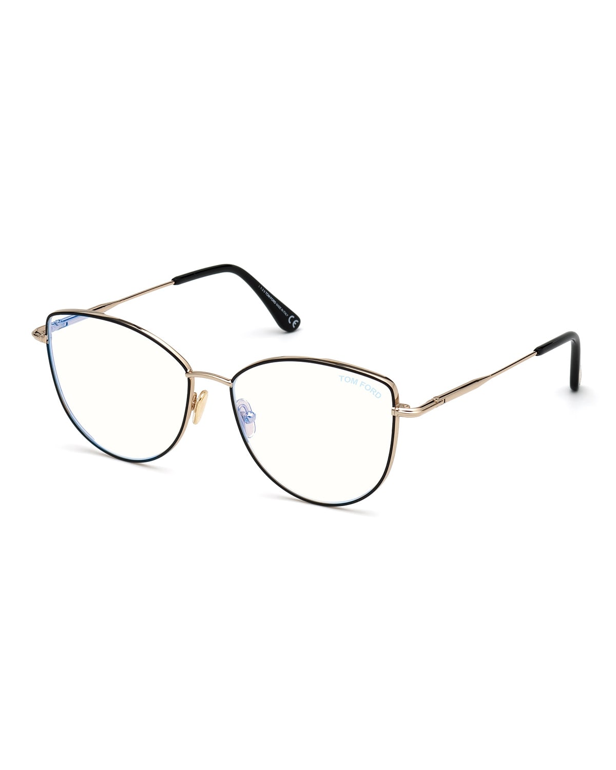 TOM FORD Narrow Metal Cat-Eye Sunglasses | Neiman Marcus