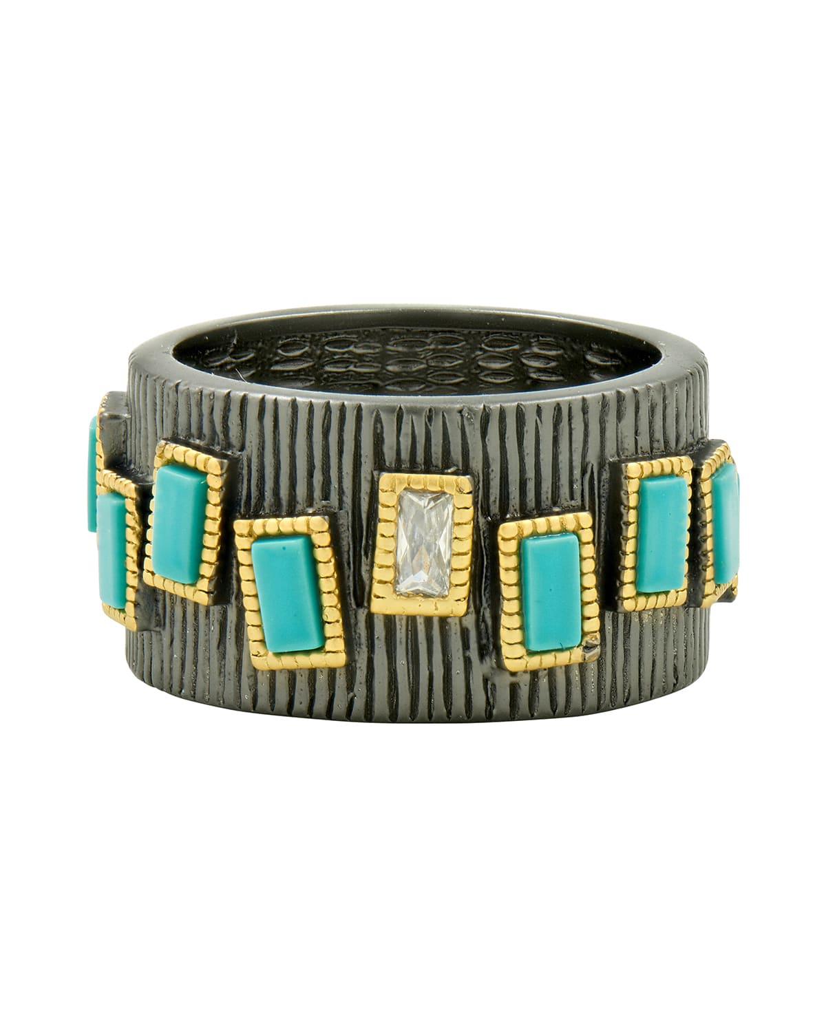 Freida Rothman Cubic Zirconia Cigar Band Ring, Size 6-9 | Neiman Marcus