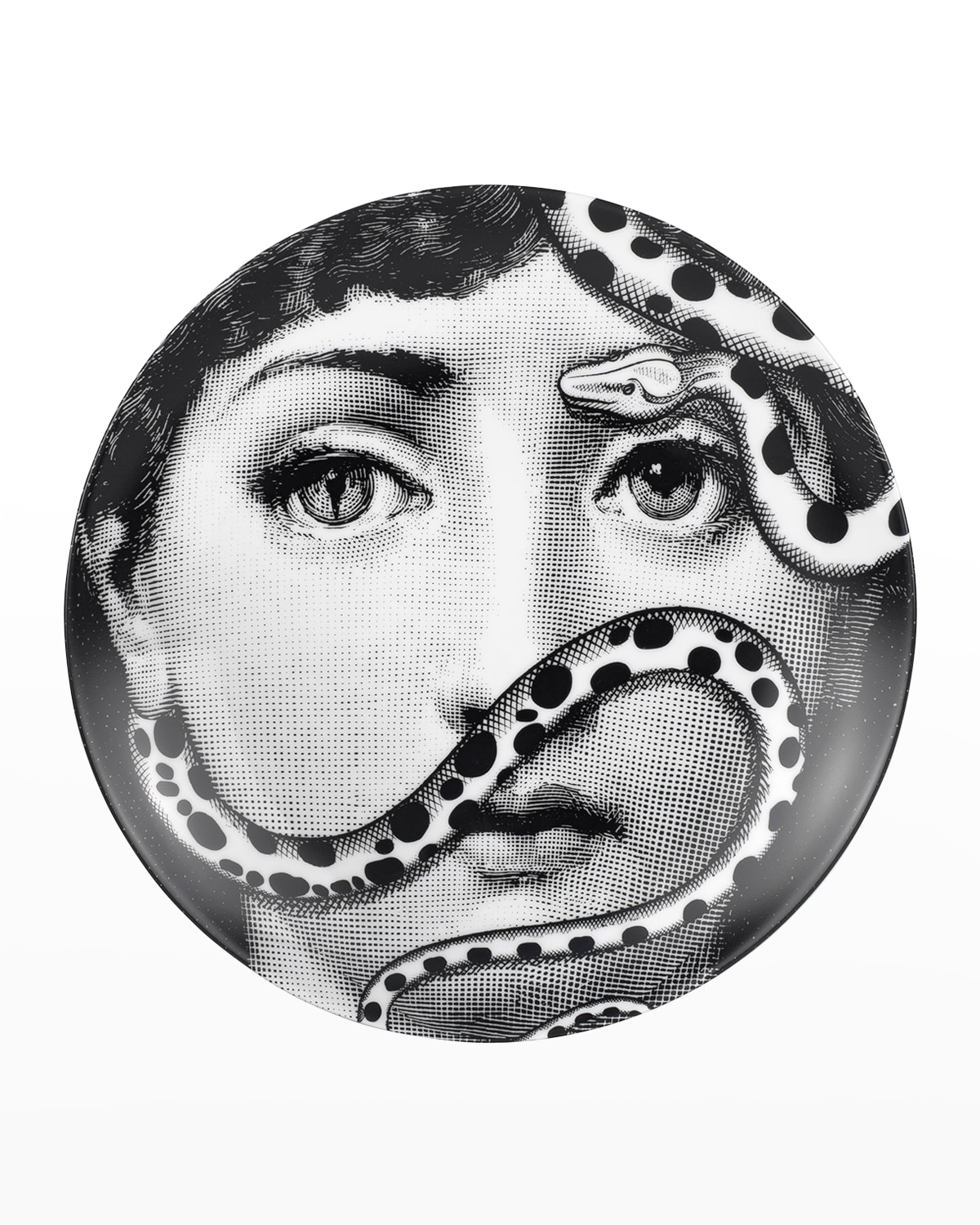 Fornasetti Tema E Variazioni n. 15 Face in Hand Wall Plate | Neiman Marcus