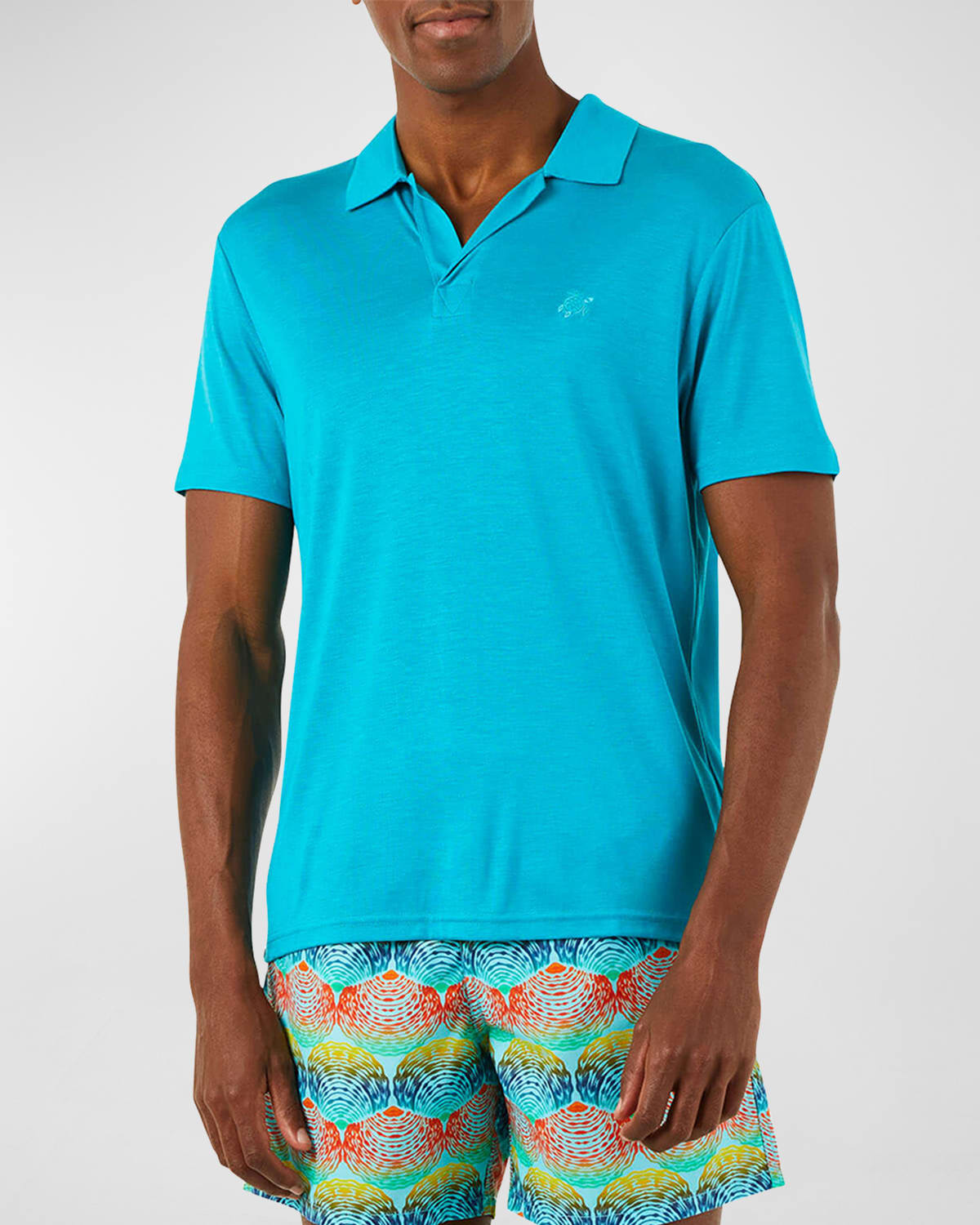 Isaia Men's Logo Polo Shirt | Neiman Marcus