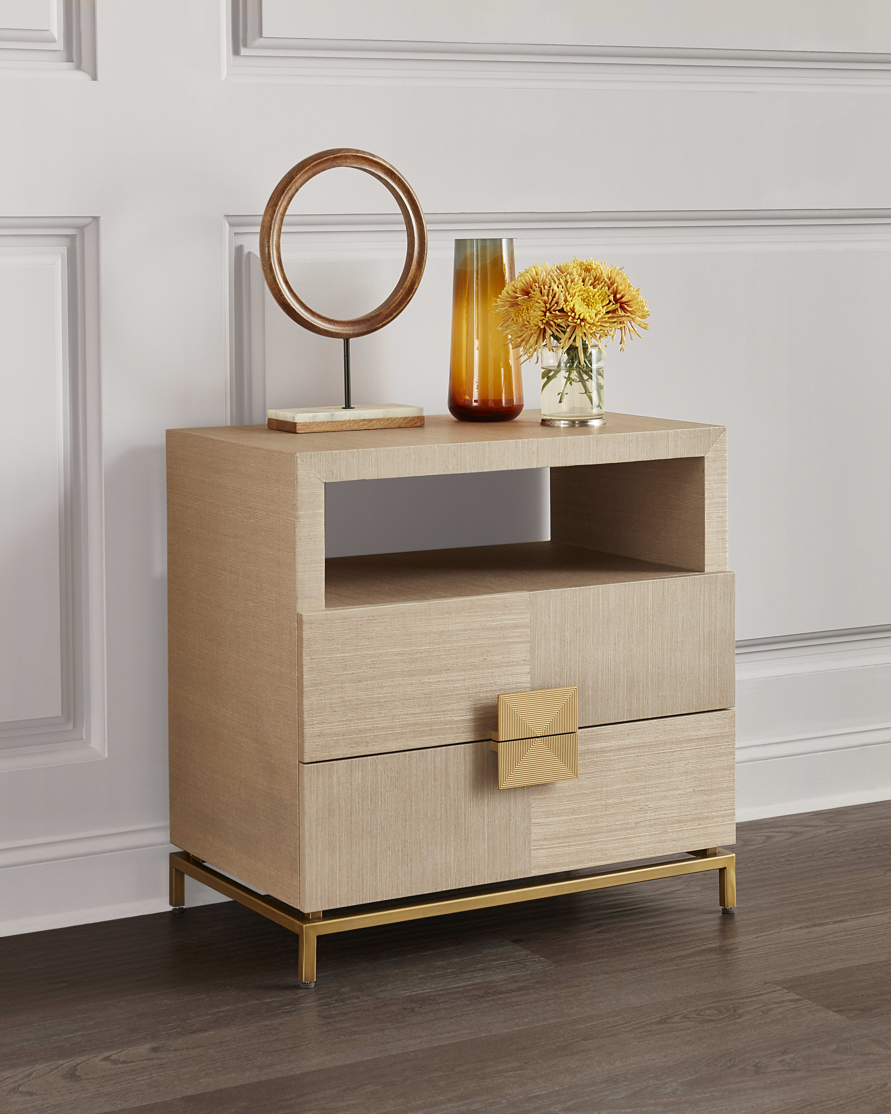 Interlude Home Morand Faux Shagreen 6-Drawer Chest | Neiman Marcus