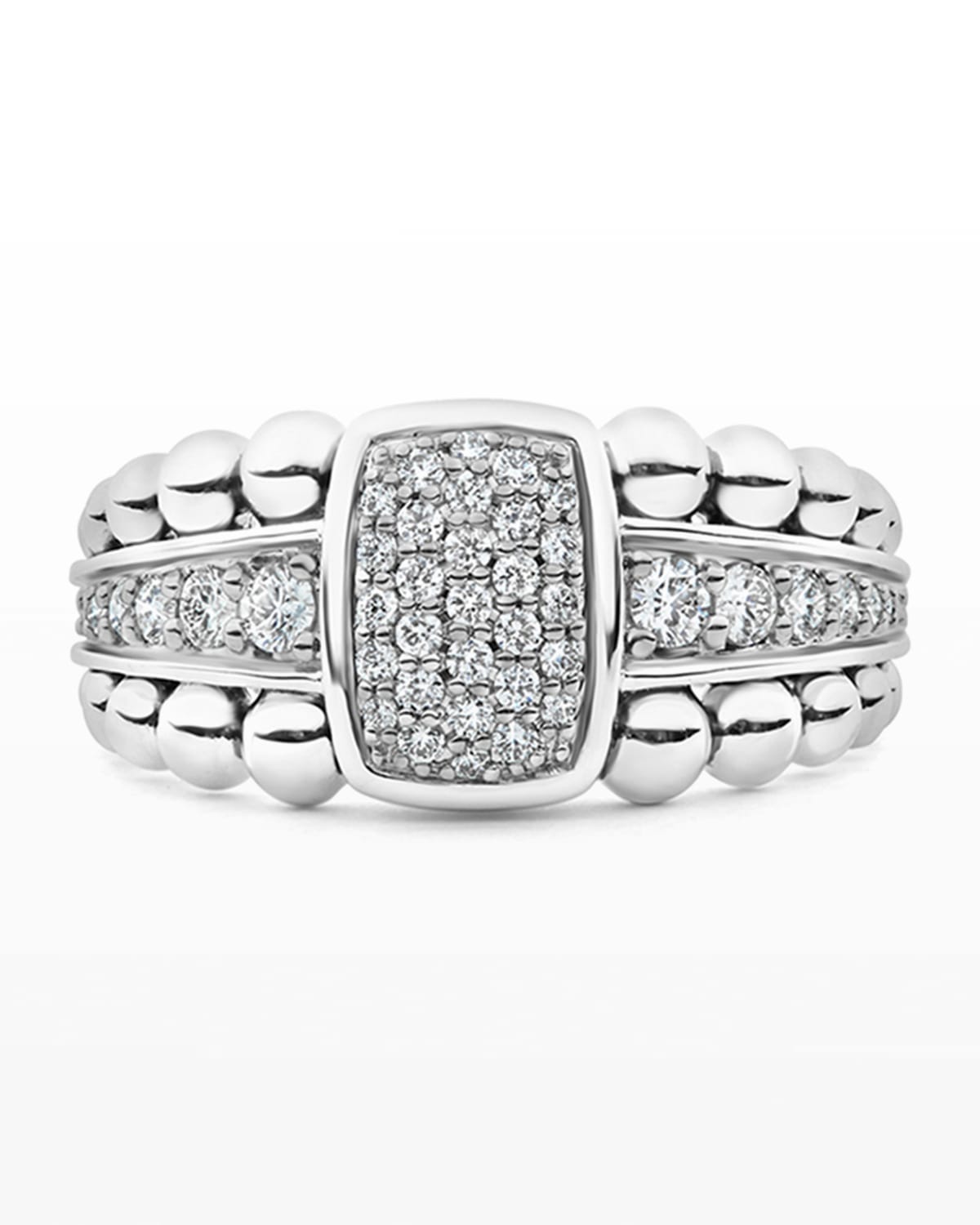LAGOS Caviar Spark Diamond Pave Ring | Neiman Marcus