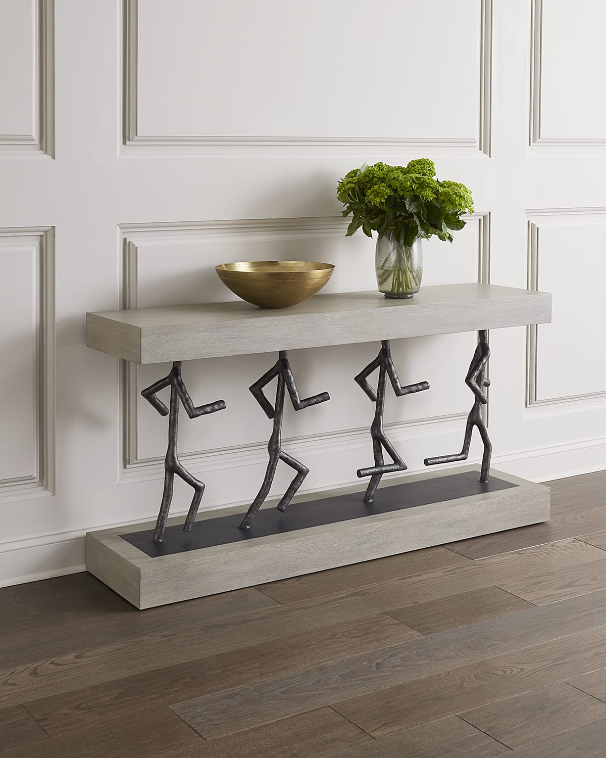 Jamie Young Nevado Leather Console Table | Neiman Marcus