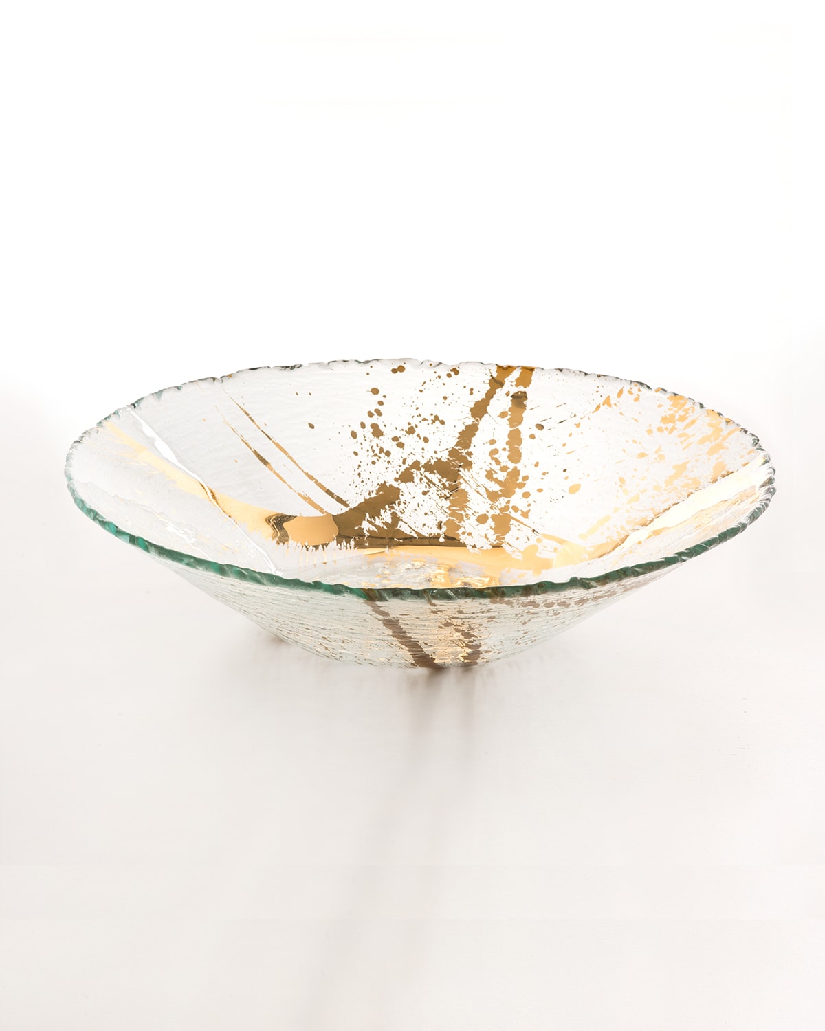 Annieglass Ruffle Cheetah Large Oval Shallow Bowl | Neiman Marcus