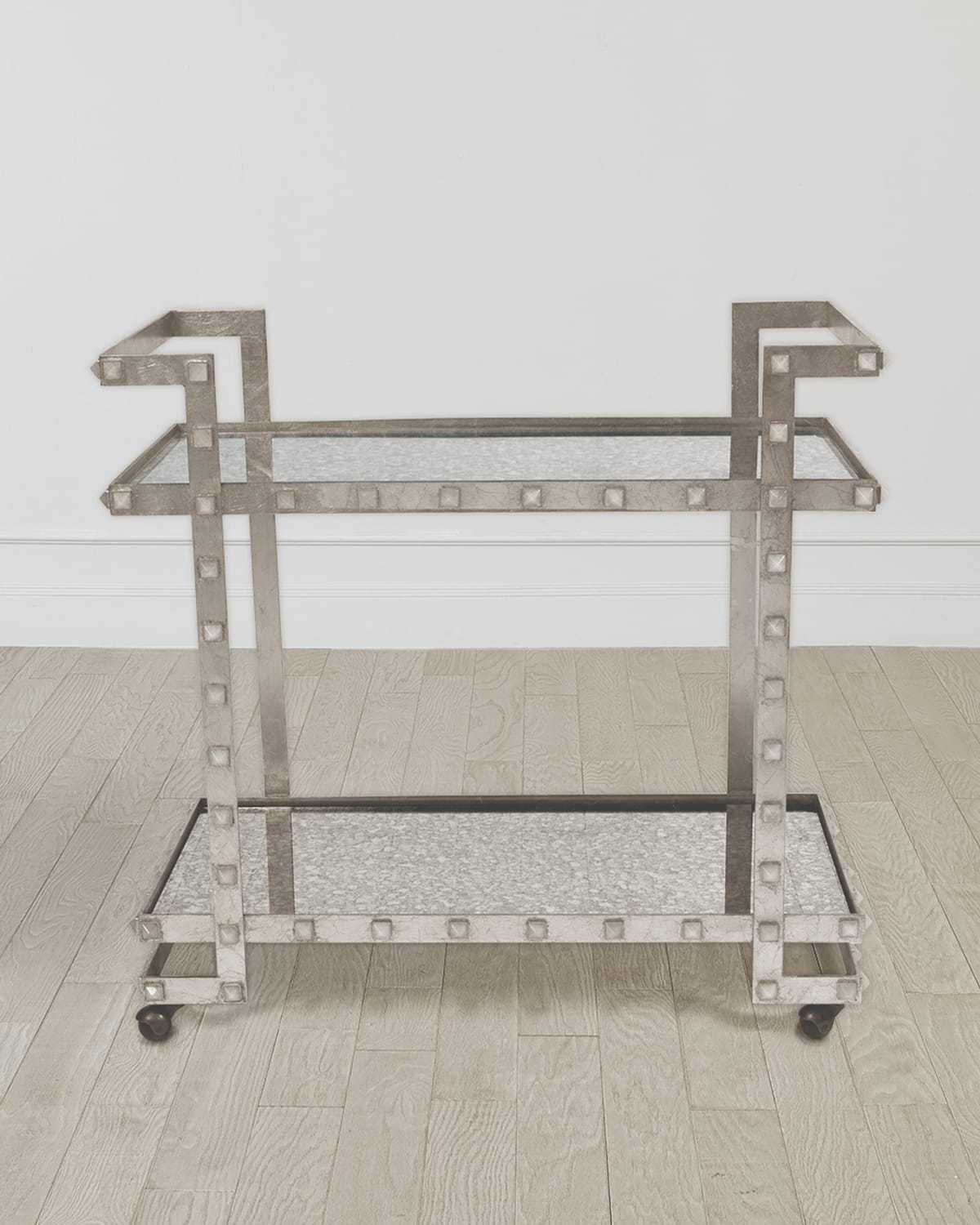 Century Furniture Mandalay Bar Cart, Navy | Neiman Marcus