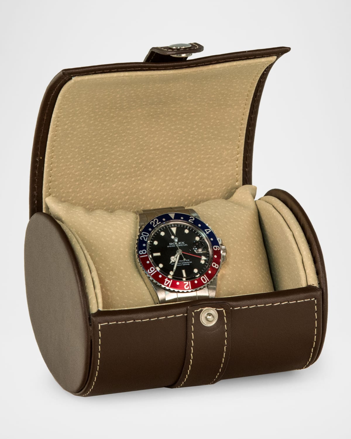 Shinola Men's Heritage Leather Travel Watch Case | Neiman Marcus