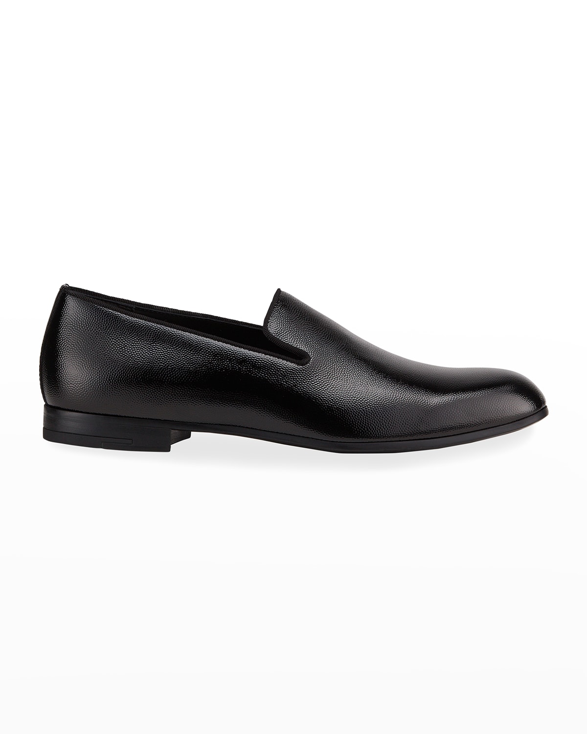 Giorgio Armani Men's Patent Formal Slip-Ons | Neiman Marcus