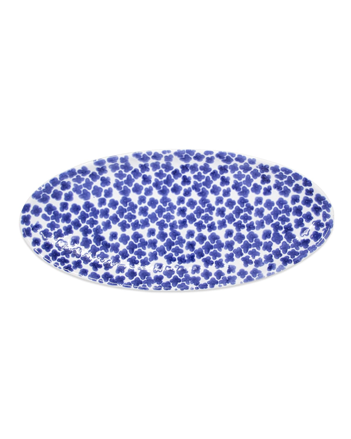 Vietri Santorini Dot Small Oval Platter | Neiman Marcus