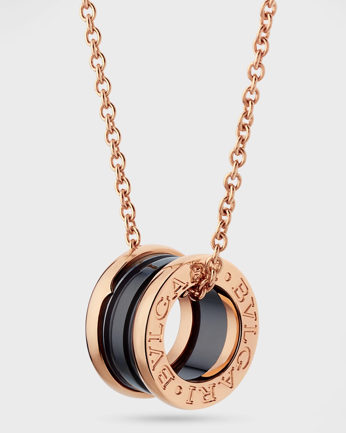 BVLGARI B.Zero1 18k Rose Gold Pendant Necklace | Neiman Marcus BVLGARI B.Zero1 18k Rose Gold Pendant Necklace | Neiman Marcus