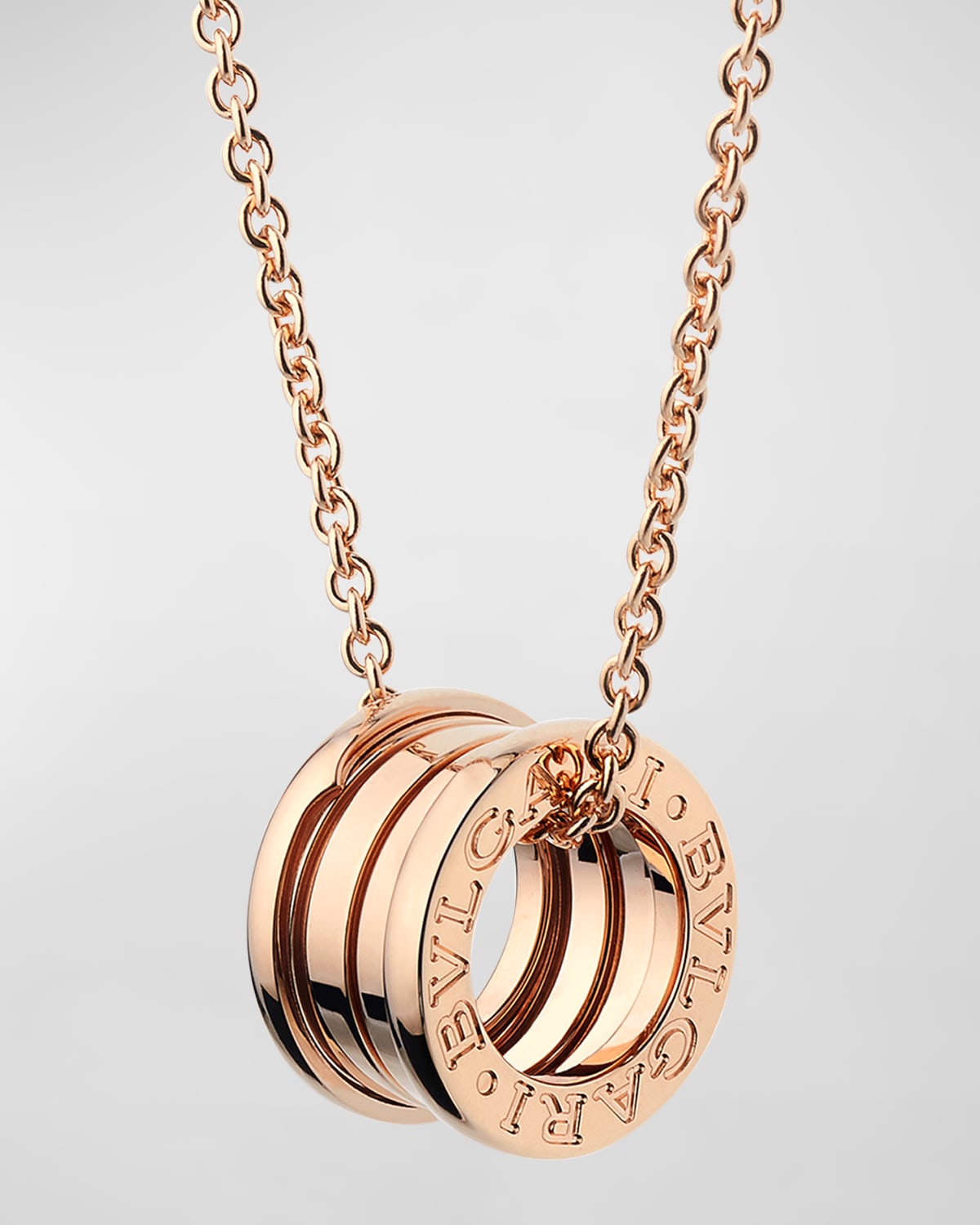 BVLGARI B.Zero1 18k Rose Gold Black Ceramic Necklace | Neiman Marcus BVLGARI B.Zero1 18k Rose Gold Black Ceramic Necklace | Neiman Marcus