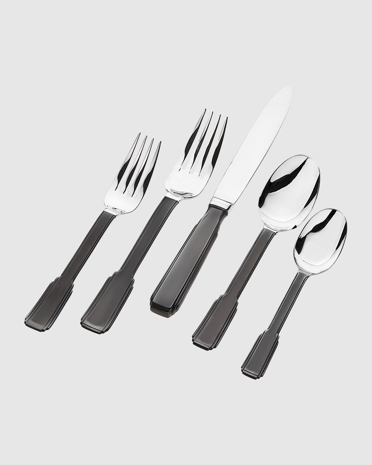 Ricci Silversmith 20-Piece Art Deco Flatware Set | Neiman Marcus