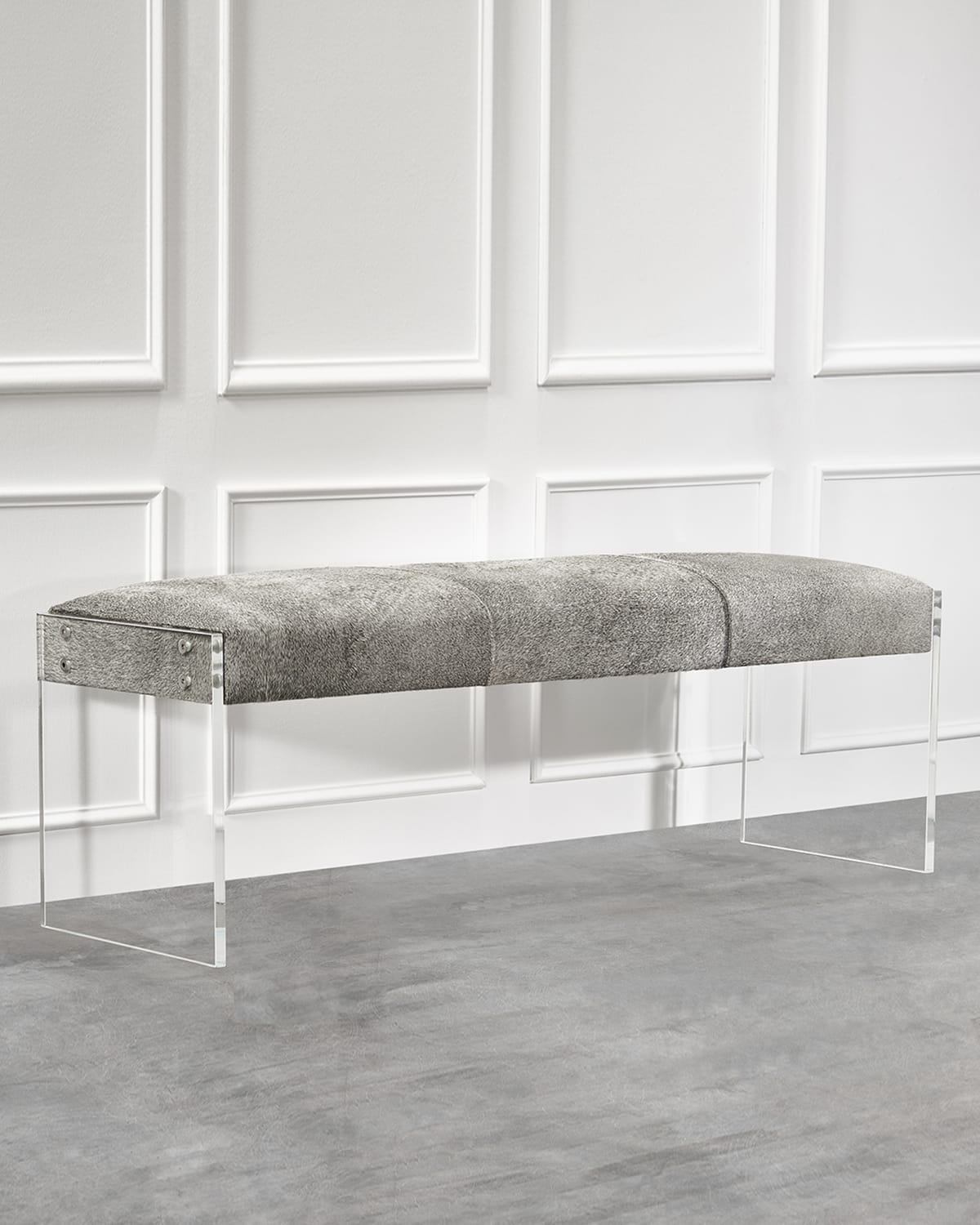 Jamie Young Kai Hairhide Bench - 50" | Neiman Marcus